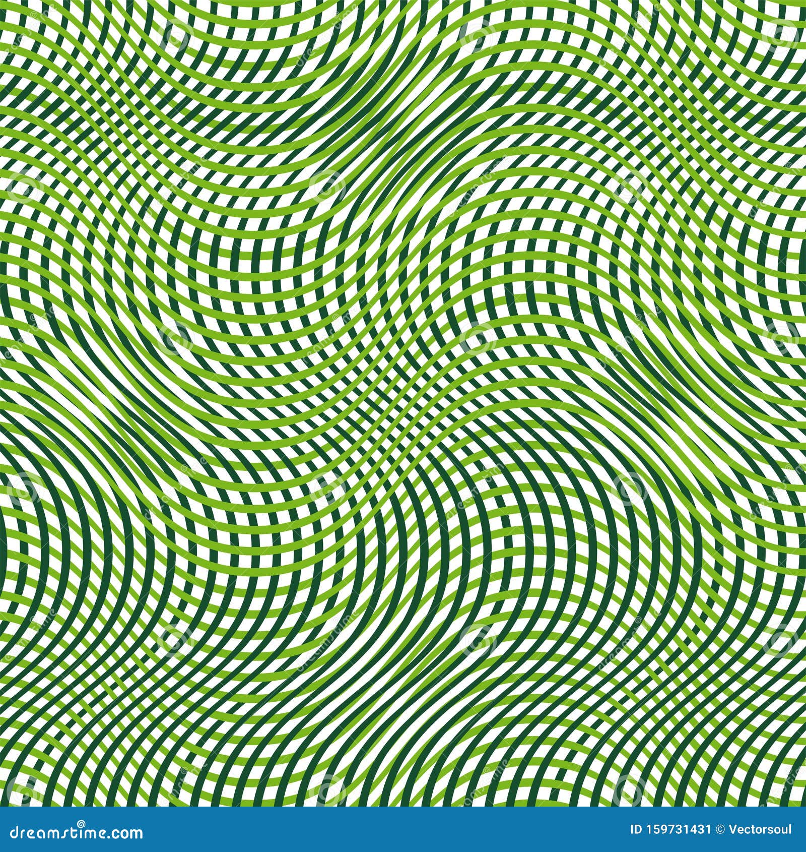 Intersected, Interweaved Irregular Lines, Stripes Green Grid Pattern ...