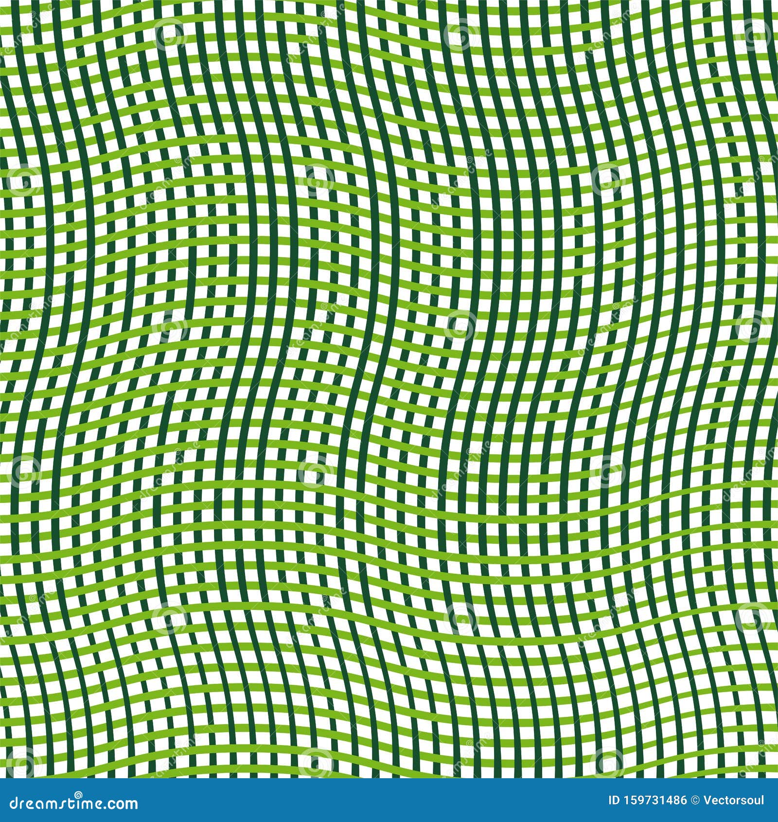 Intersected, Interweaved Irregular Lines, Stripes Green Grid Pattern ...