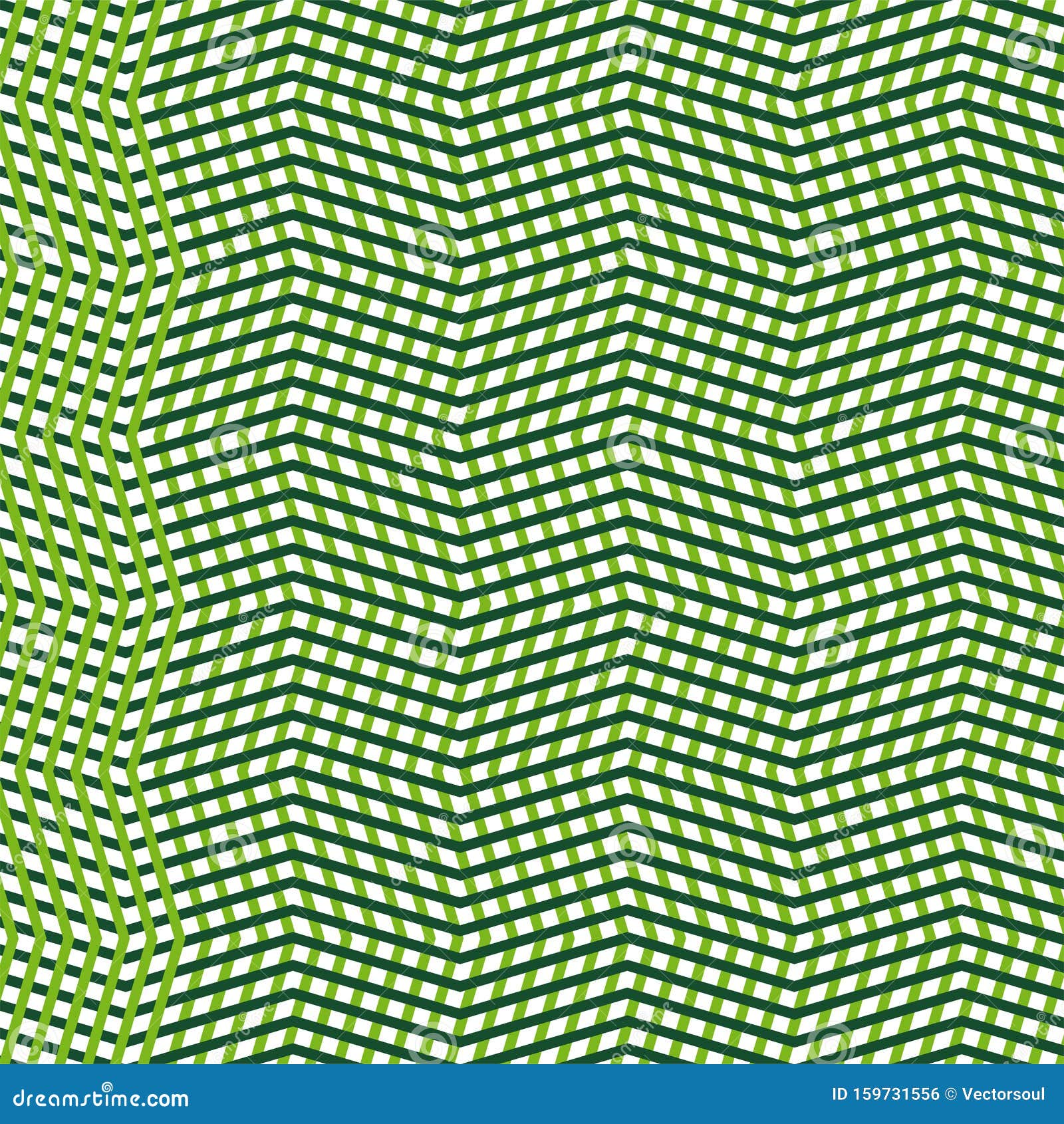 Intersected, Interweaved Irregular Lines, Stripes Green Grid Pattern ...