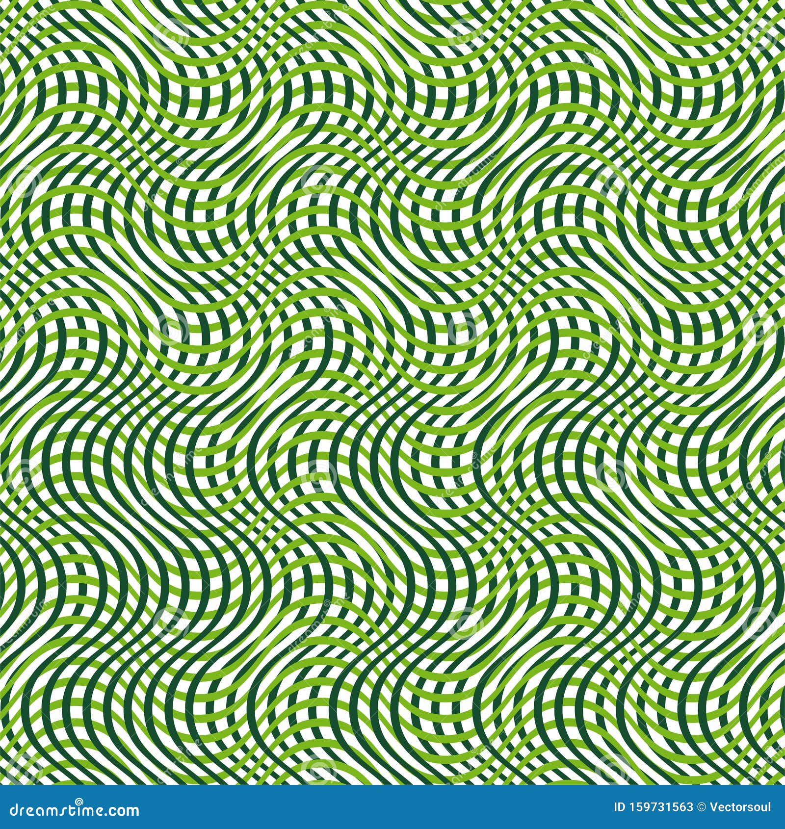 Intersected, Interweaved Irregular Lines, Stripes Green Grid Pattern ...