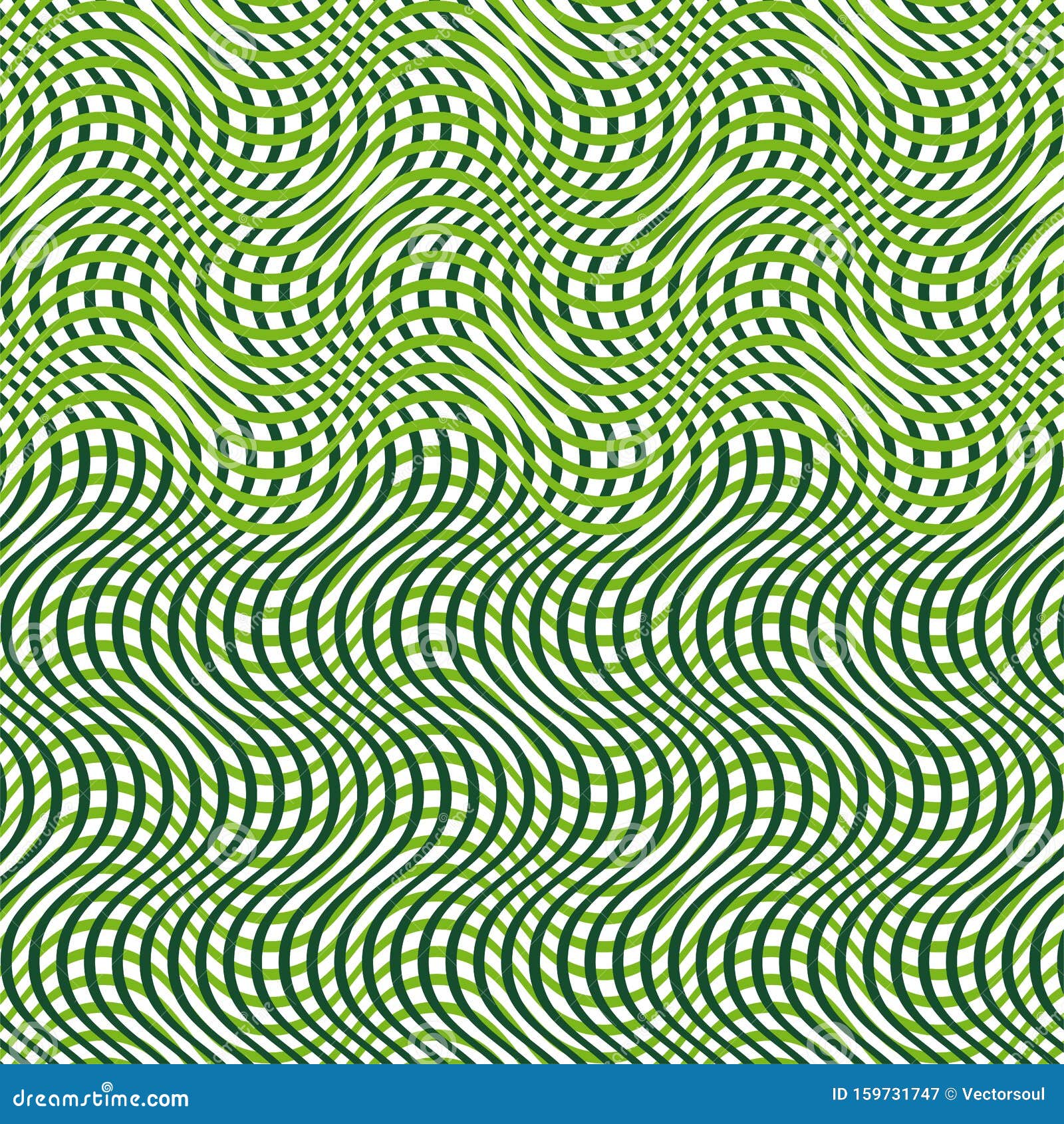 Intersected, Interweaved Irregular Lines, Stripes Green Grid Pattern ...