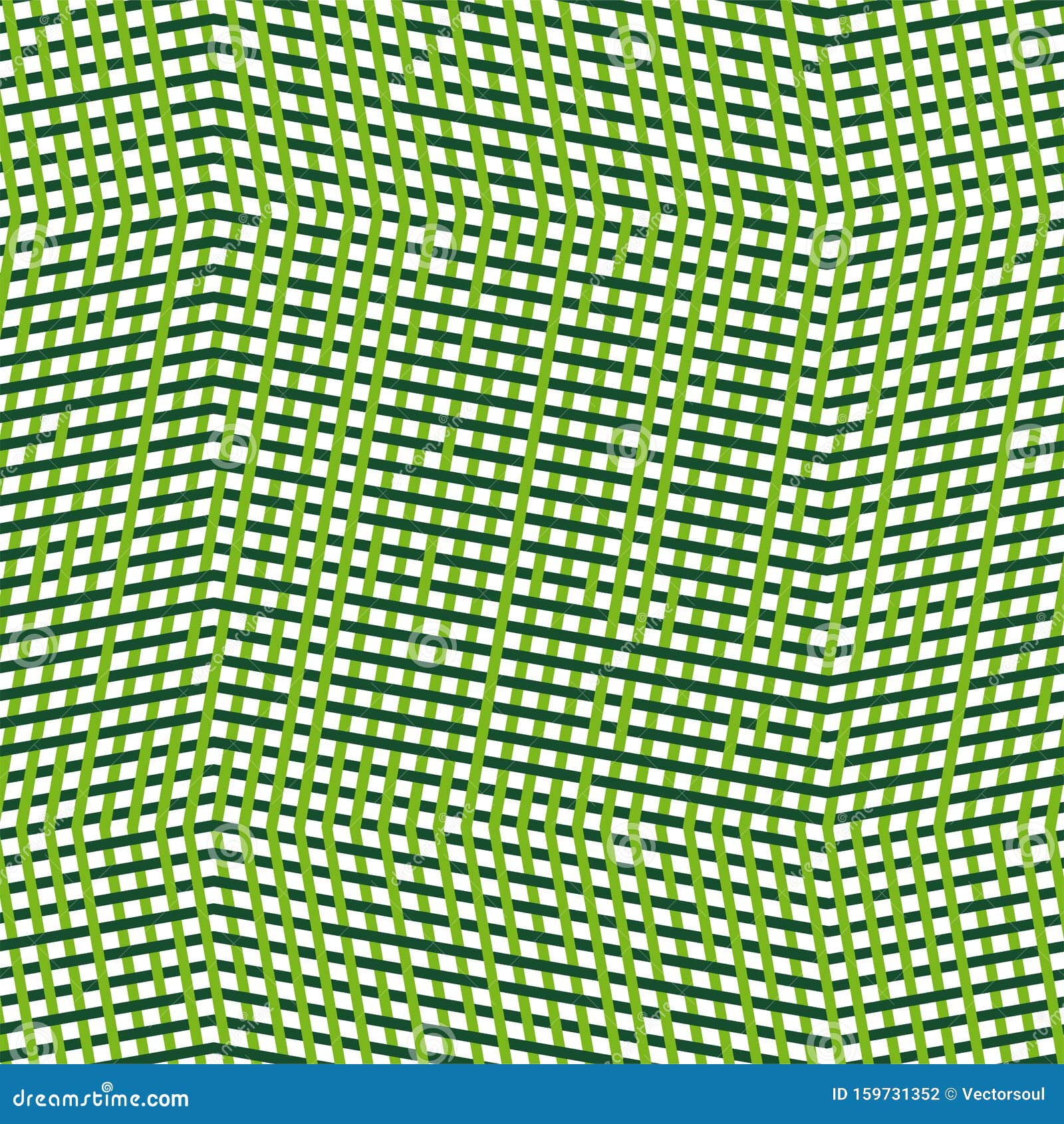 Intersected, Interweaved Irregular Lines, Stripes Green Grid Pattern ...