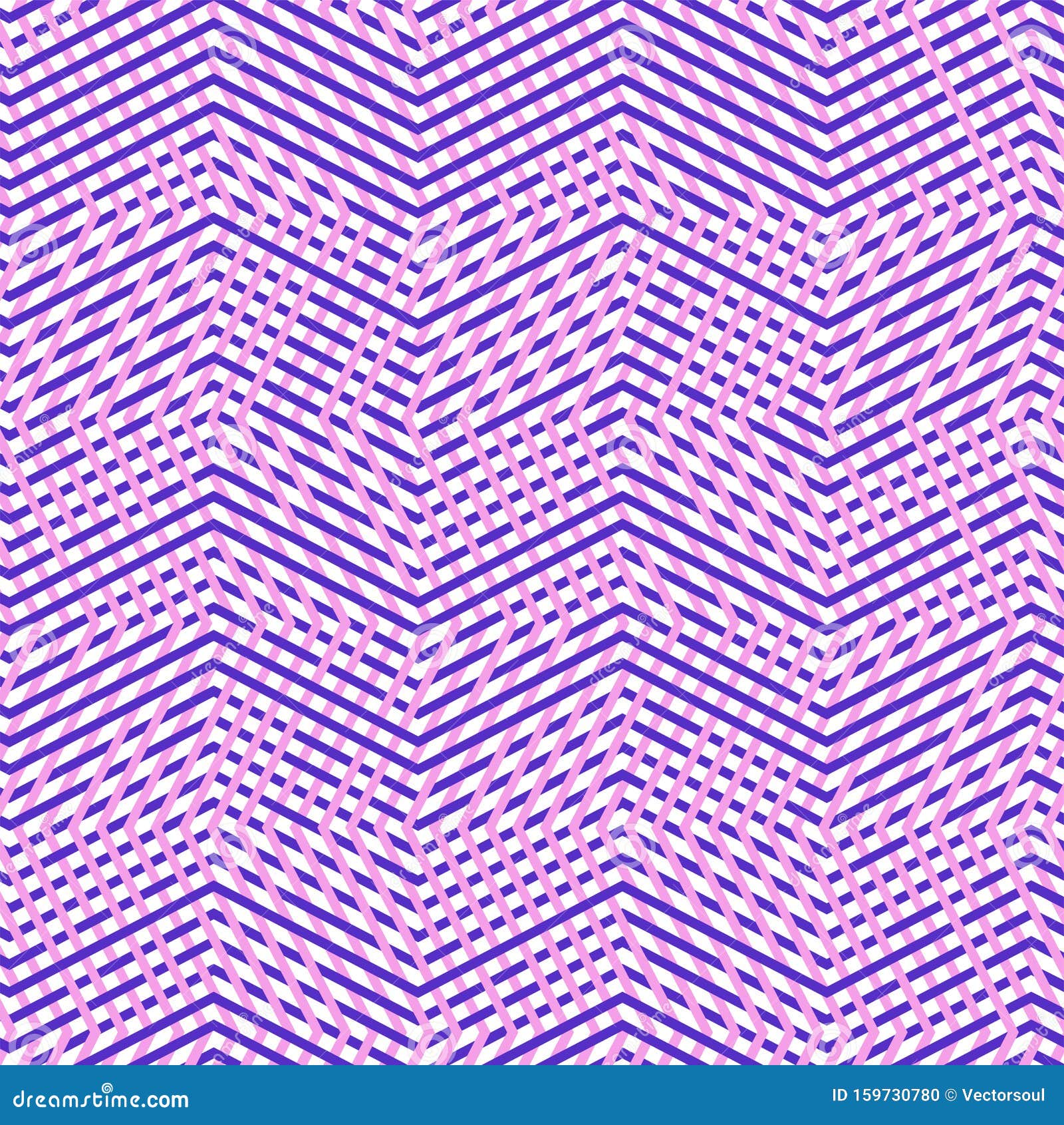 Intersected, Interweaved Irregular Lines, Stripes Purple, Pink Grid ...