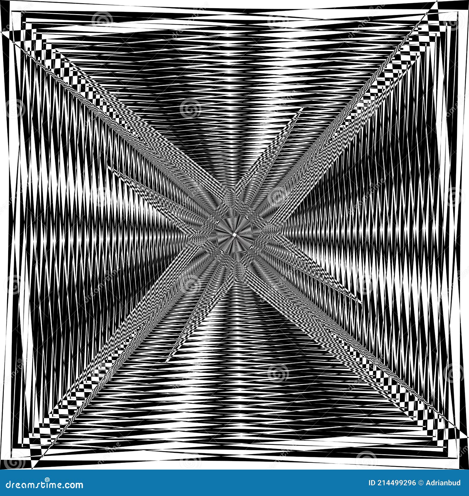 Intersected Trajectory Swirl Piramyd Stellar Perspective Illusion ...