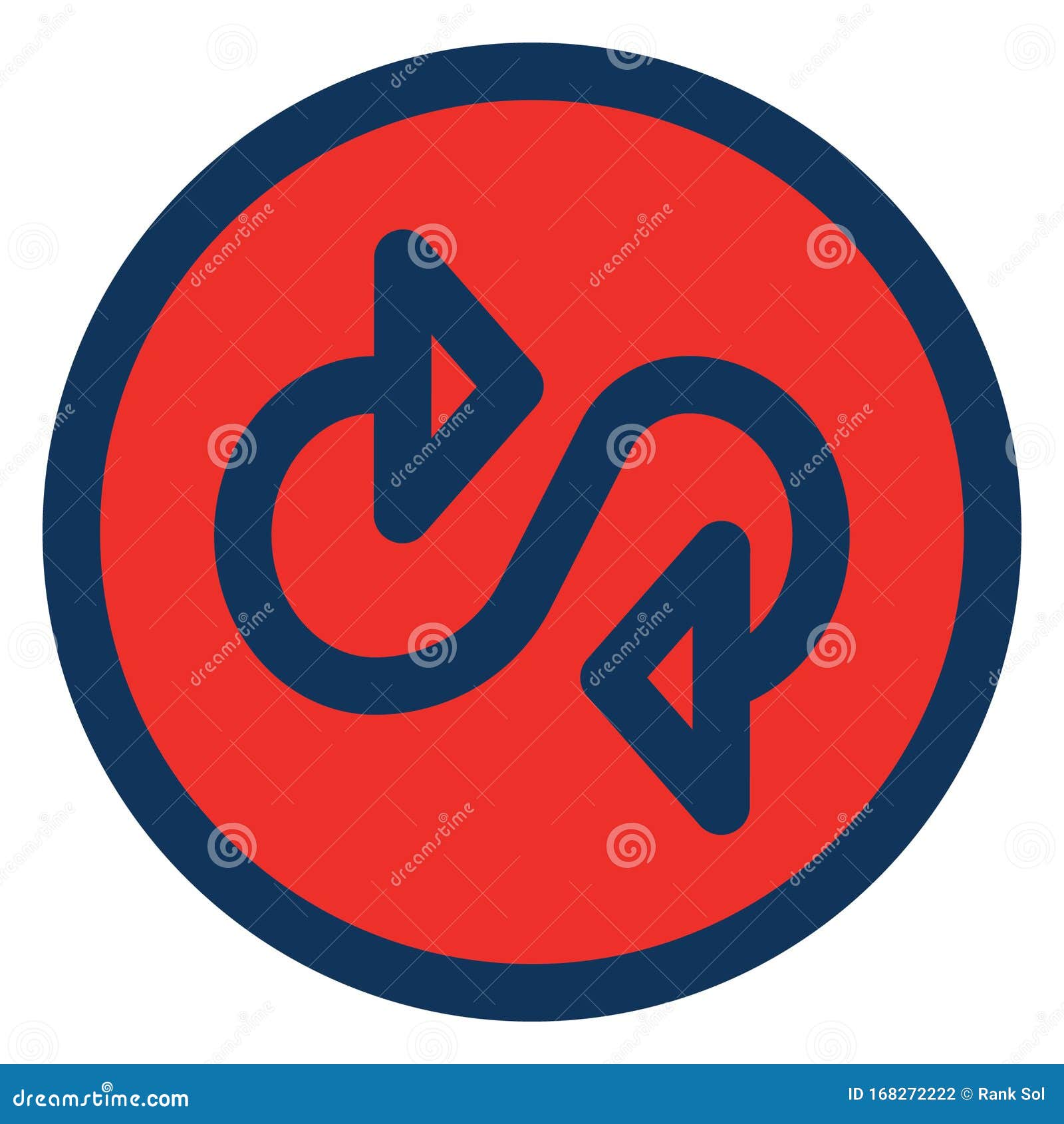 Intersecting Arrows, Exchange Isolated Vector Icon Which Can Be Easily ...