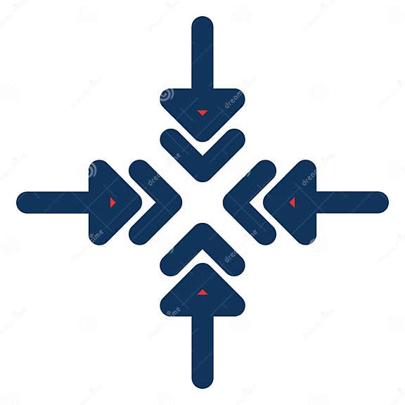 Intersecting Arrows, Exchange Isolated Vector Icon Which Can Be Easily ...