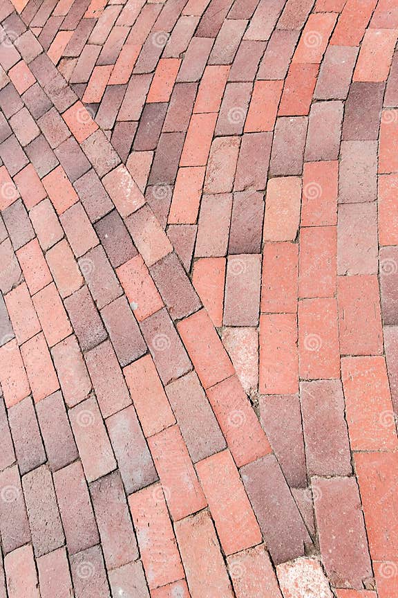 Intersecting Brick Walkways Stock Image - Image of ceramic, colors ...