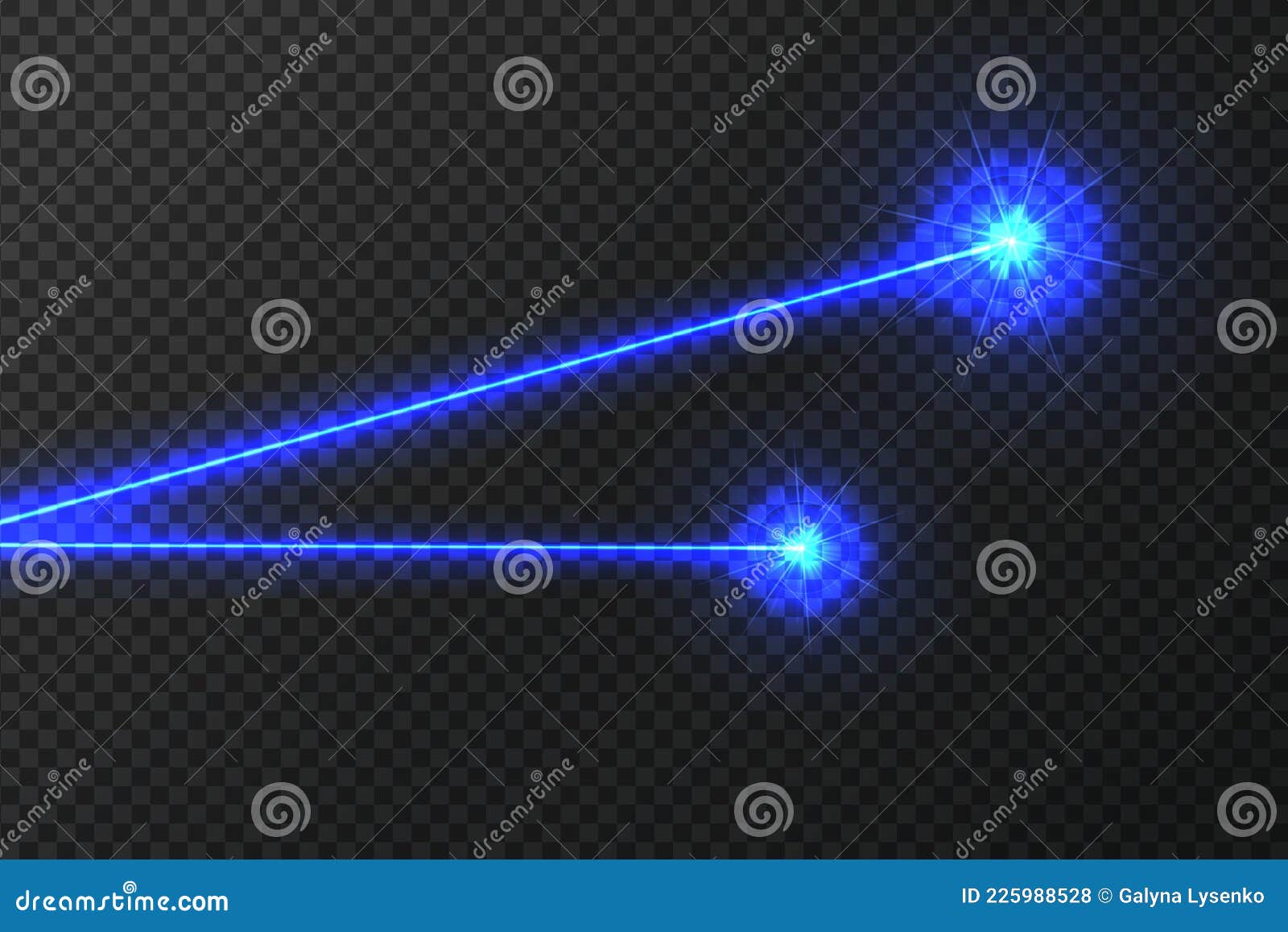 Intersecting Glowing Laser Security Beams on a Dark Background. Stock ...