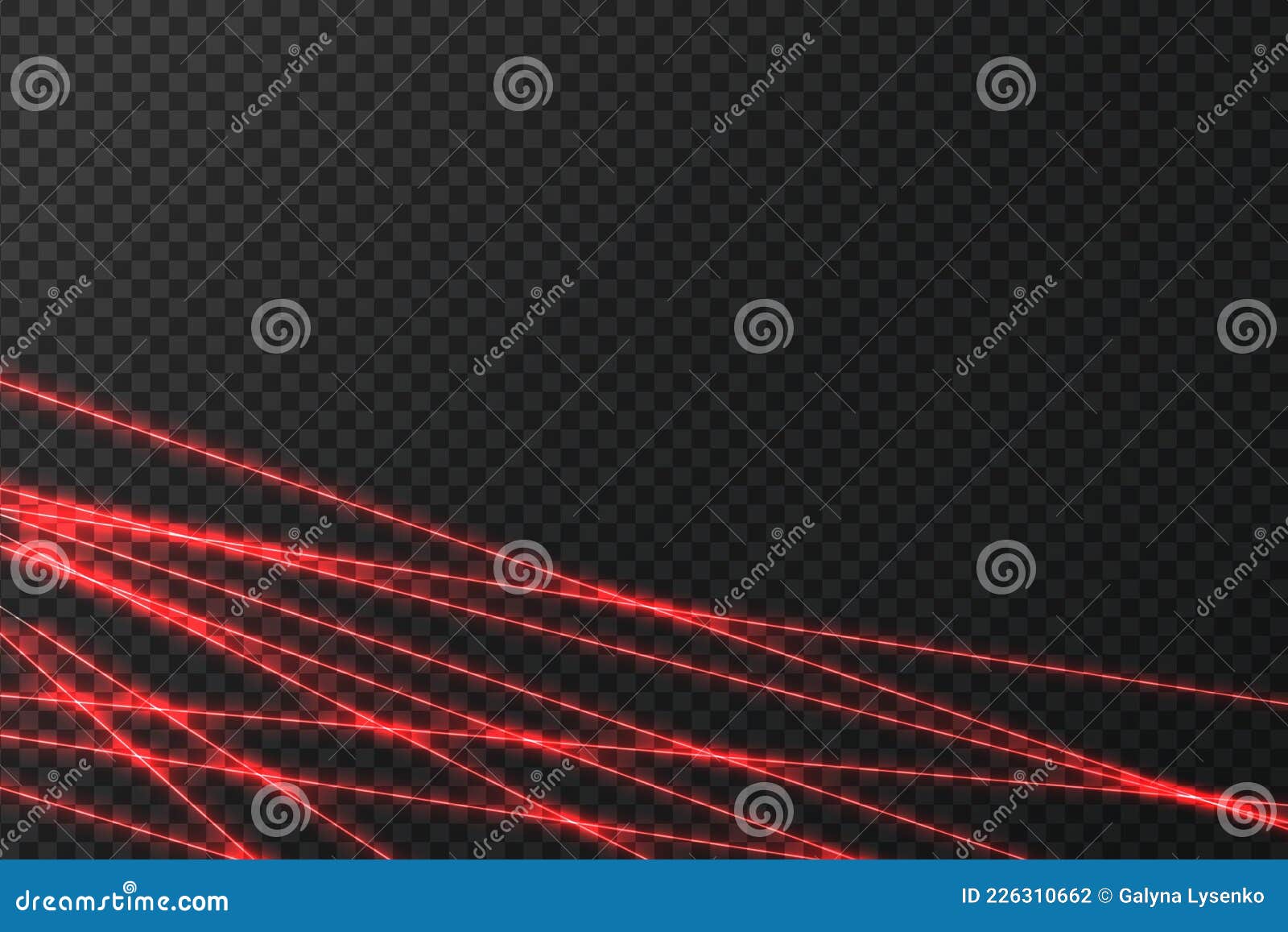 Intersecting Glowing Laser Security Beams On A Dark Background. Vector ...