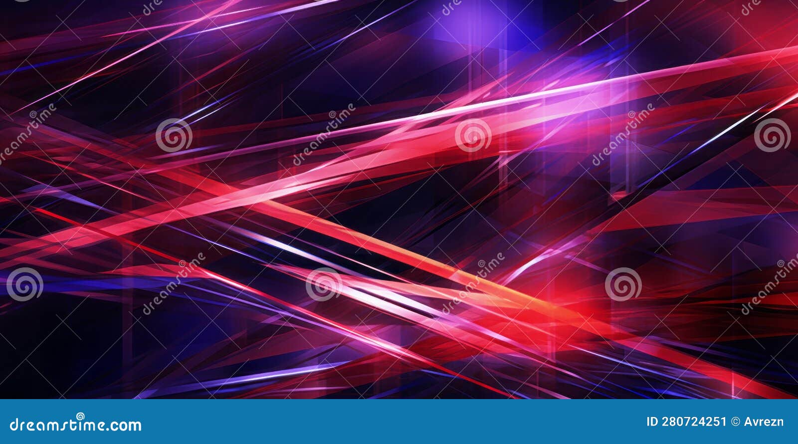 Intersecting Lines Dance in Vibrant Hues of Dark Violet and Red ...