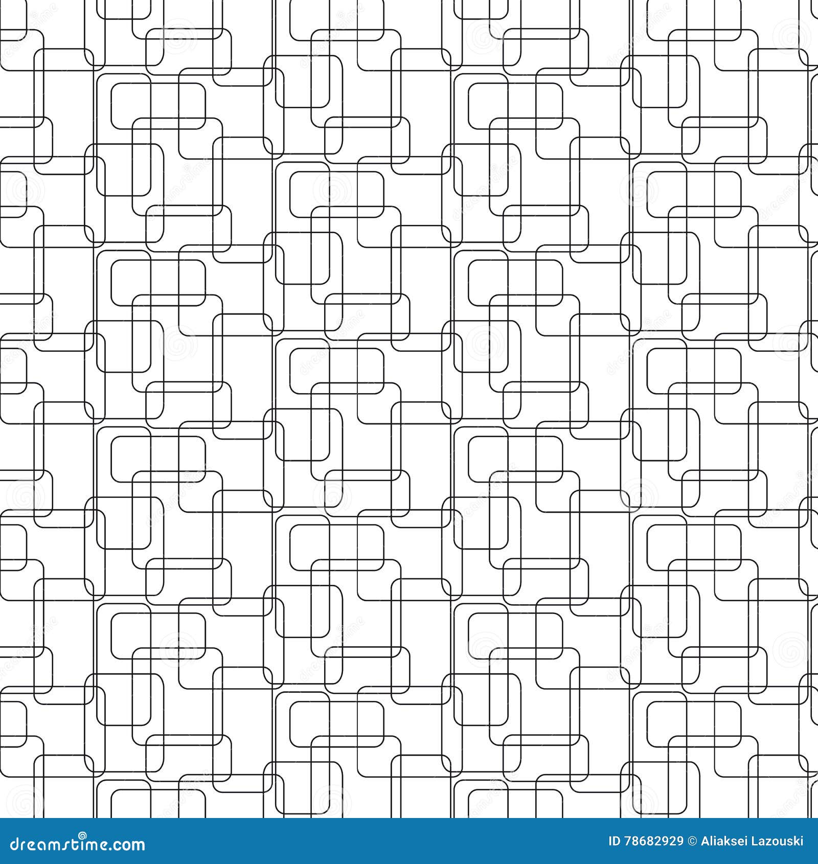 The Intersecting Rectangles with Rounded Edges Stock Vector ...