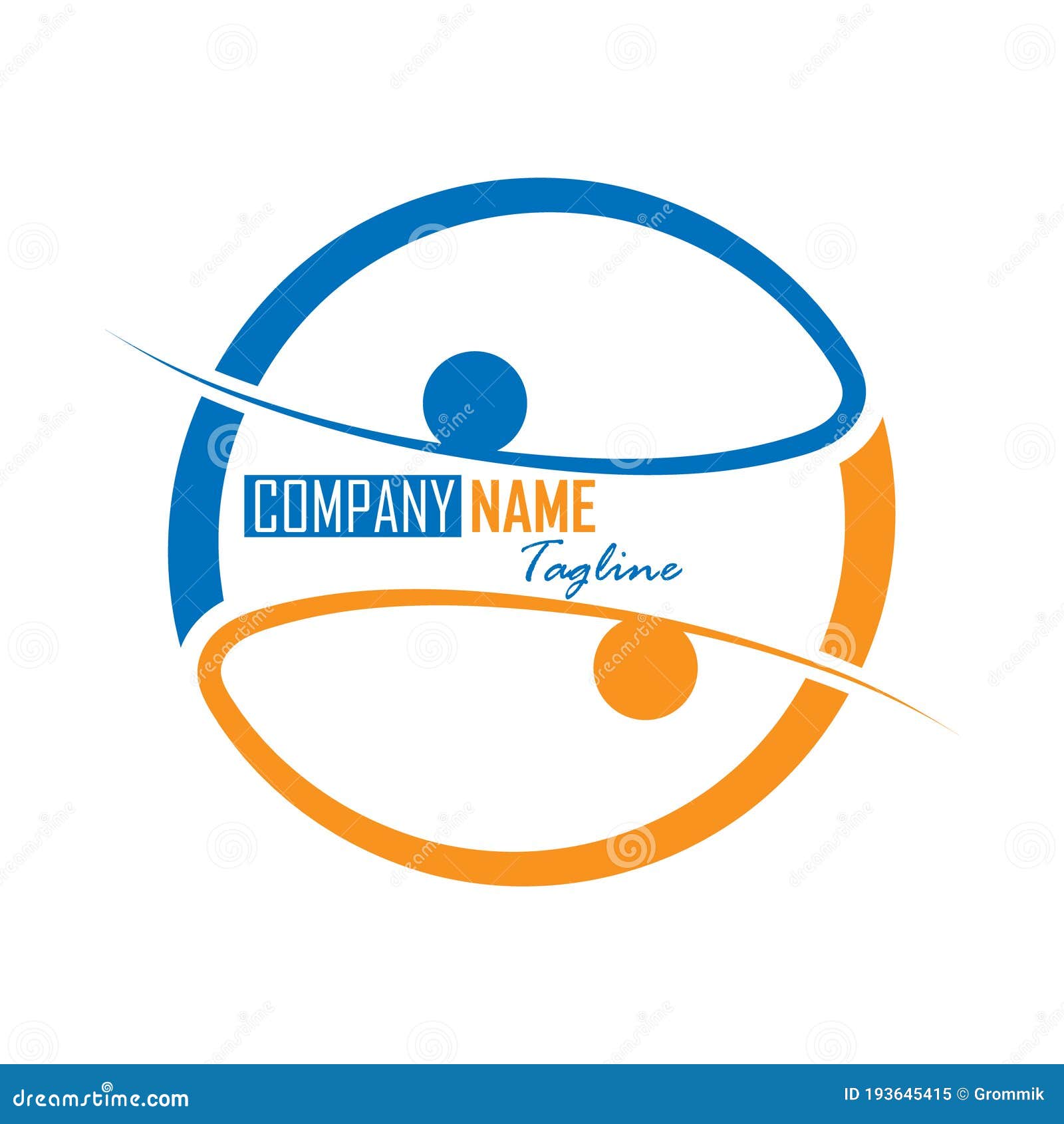 Intersecting the Semicircle. Abstract Stylized Vector Illustration for ...