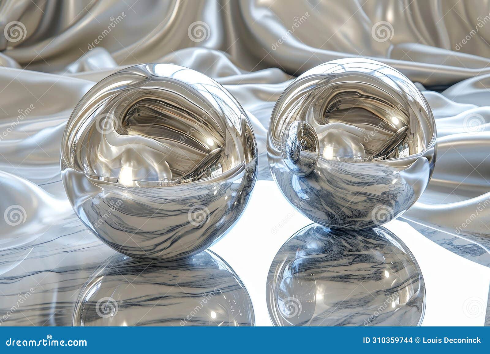 Intersecting Spheres stock illustration. Illustration of colliding ...