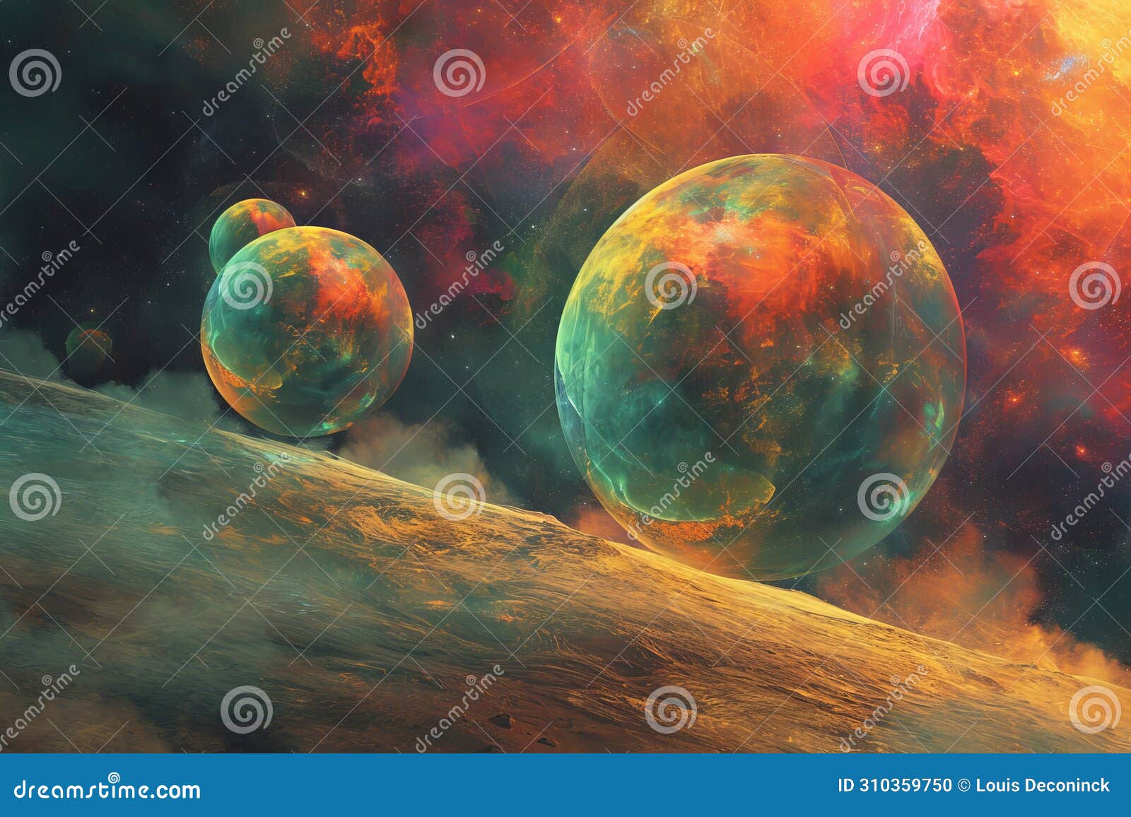 Intersecting Spheres stock illustration. Illustration of spheres ...