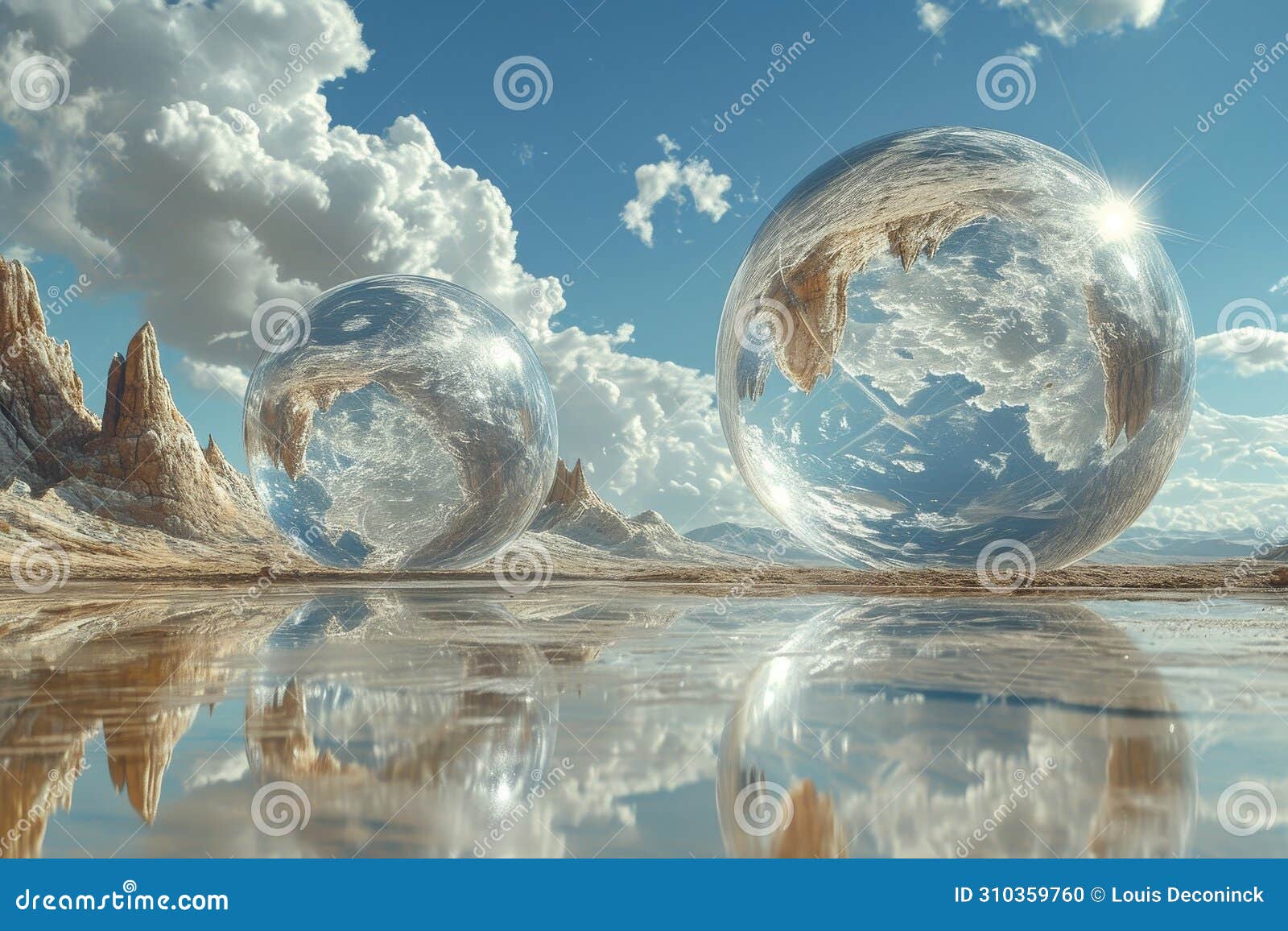 Intersecting Spheres stock illustration. Illustration of ideas - 310359760