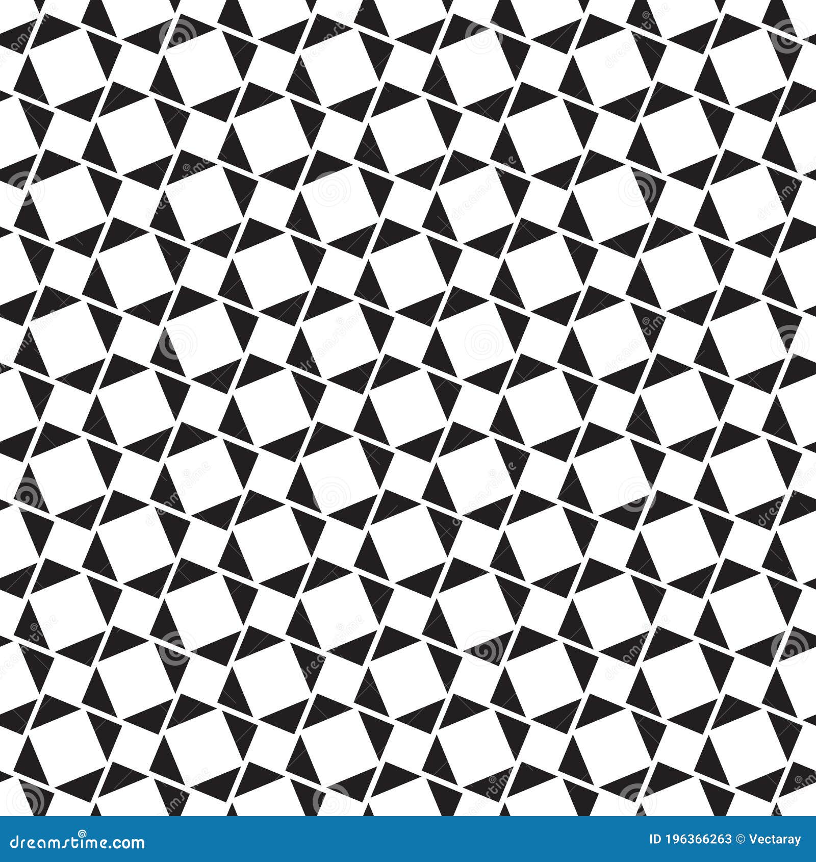 Seamless Abstract Geometric Intersecting Triangle Pattern Stock Vector ...