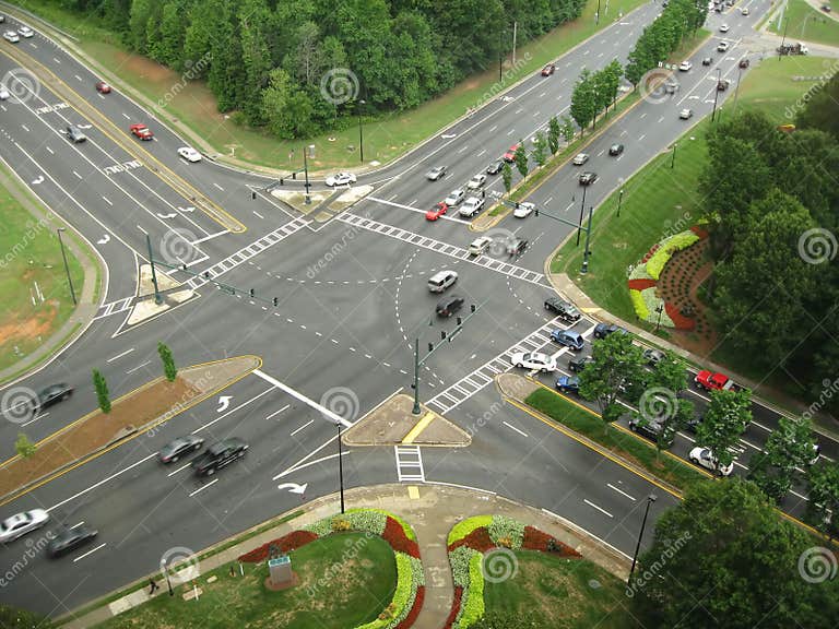 Intersection stock photo. Image of transportation, cross - 3277920