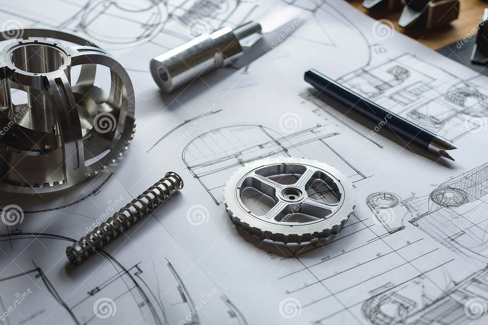 The Intersection of Art and Engineering in Industrial Design Stock ...