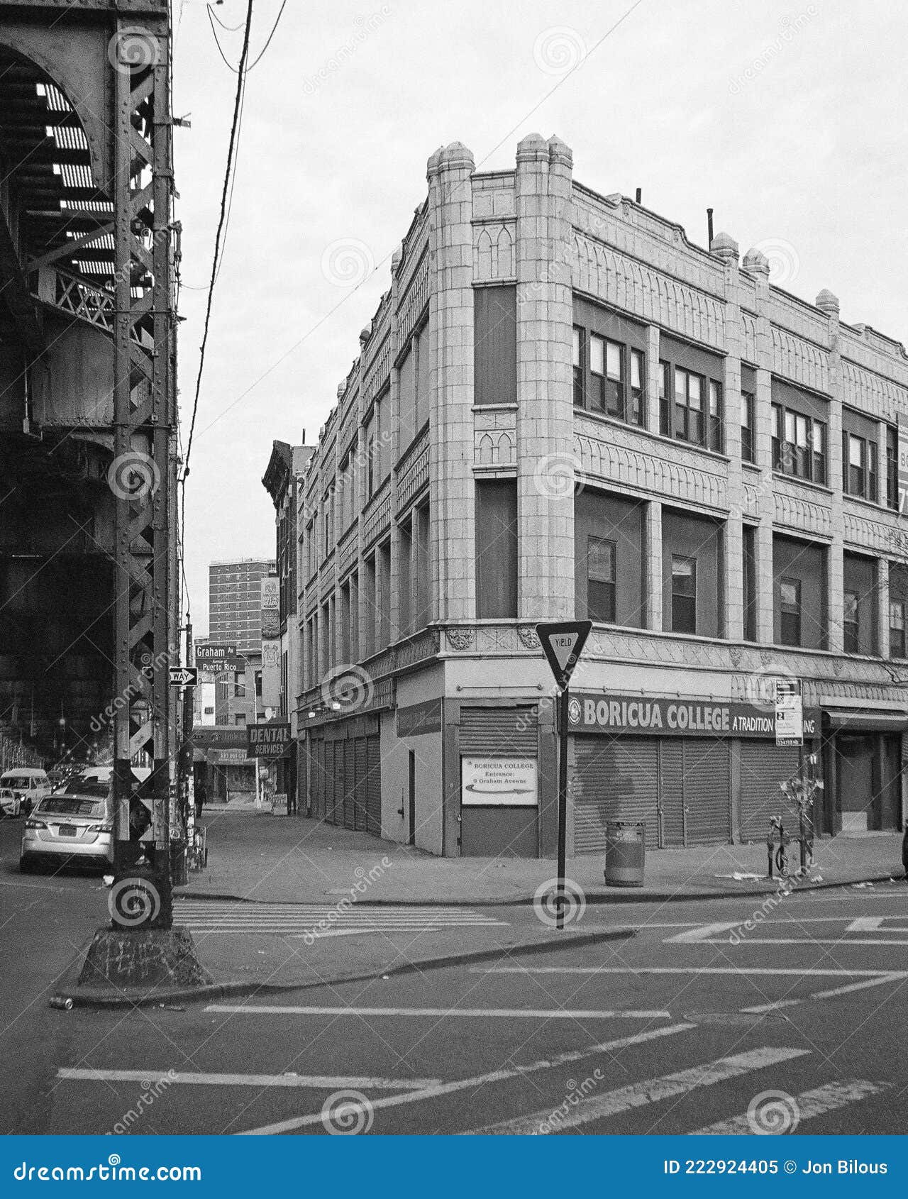 The Intersection Broadway & Graham Avenue at Broadway Triangle, in ...
