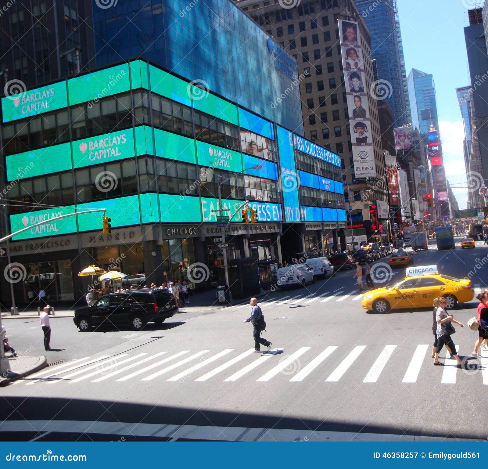 Intersection in the city editorial photography. Image of crosswalk ...