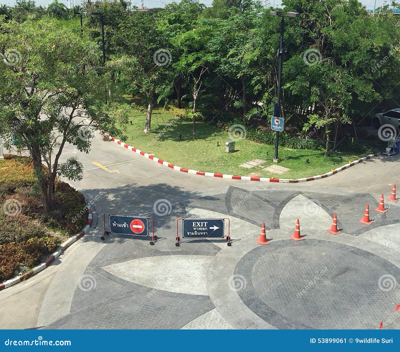 Intersection stock image. Image of view, landscape, intersection - 53899061