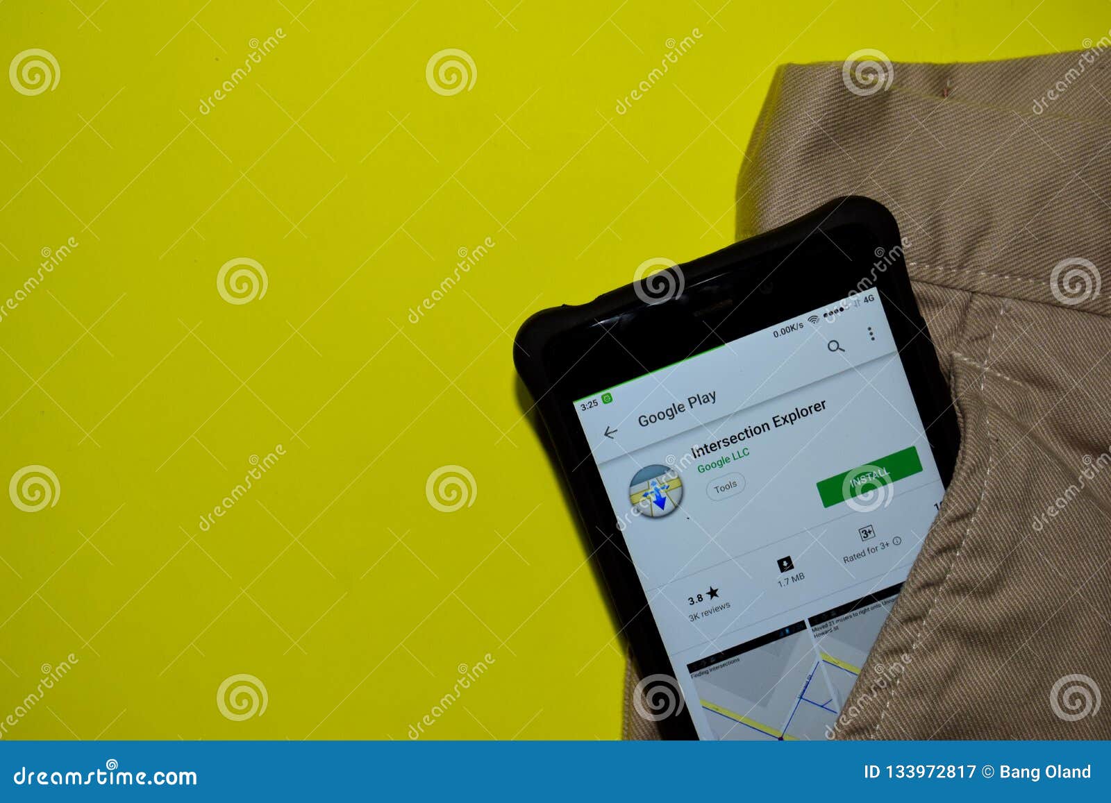 Intersection Explorer Dev Application on Smartphone Screen Editorial Photography - Image of data ...