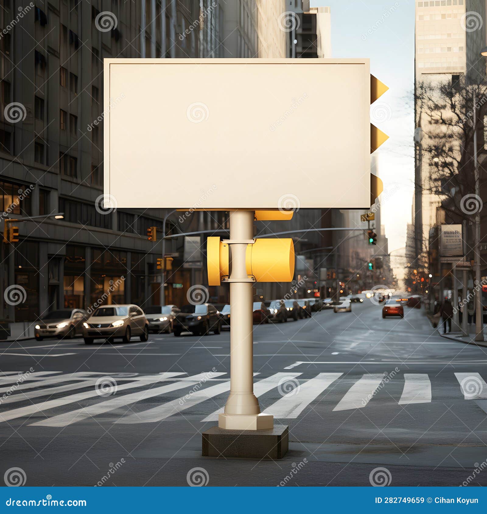 Intersection Guidance from Road Signposts Stock Illustration ...