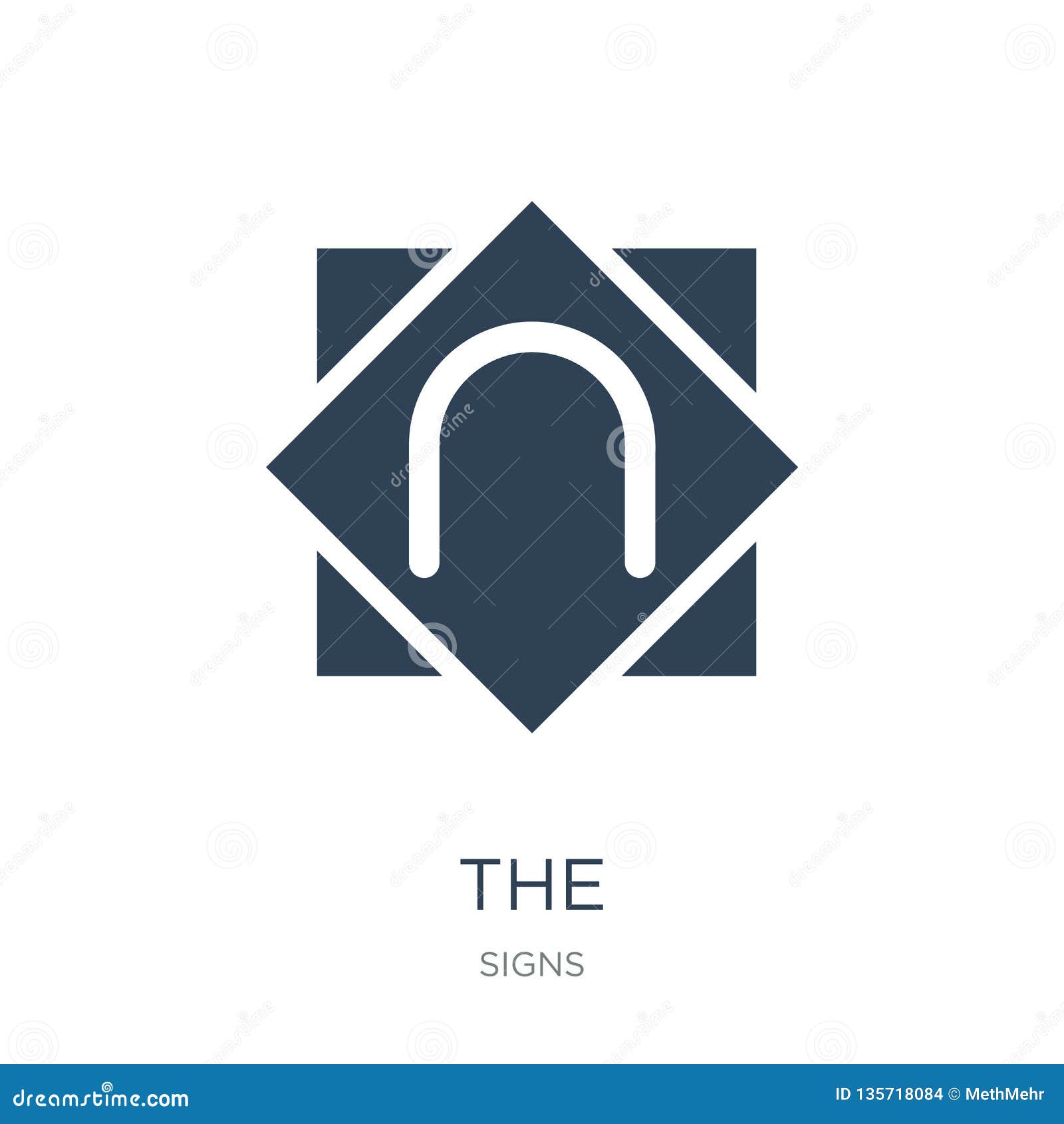 The Intersection of Icon in Trendy Design Style. the Intersection of ...