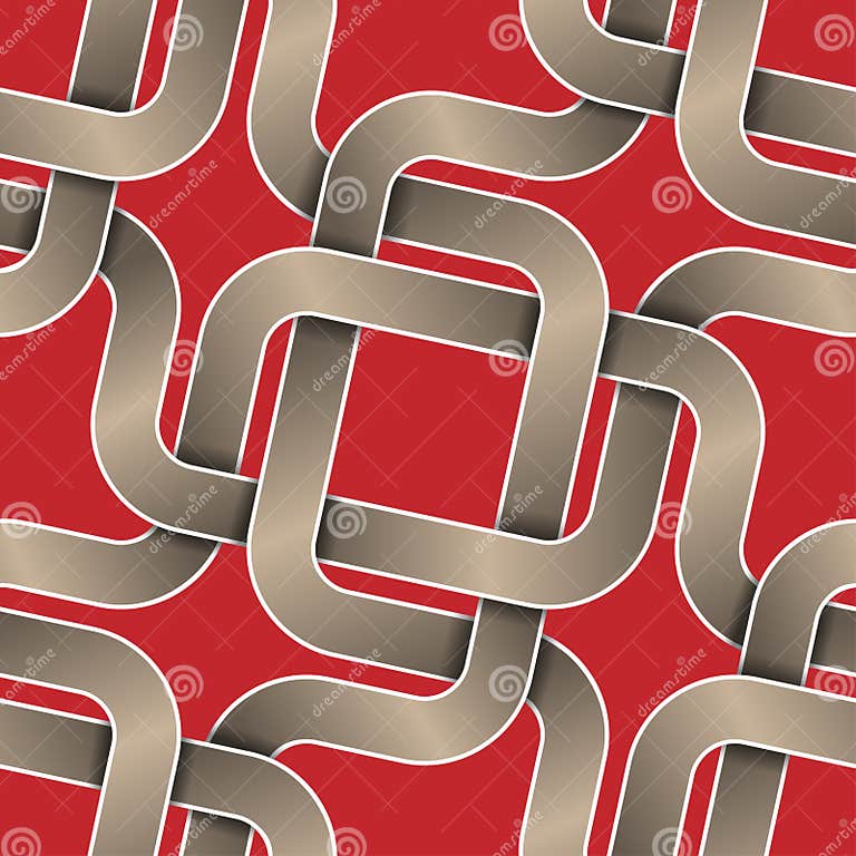 Intersection Ribbons Seamless Pattern Stock Vector - Illustration of decorative, decor: 26581175