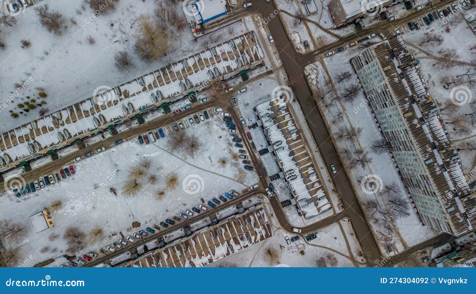 The Intersection of the Road from a Bird S-eye View Stock Photo - Image ...