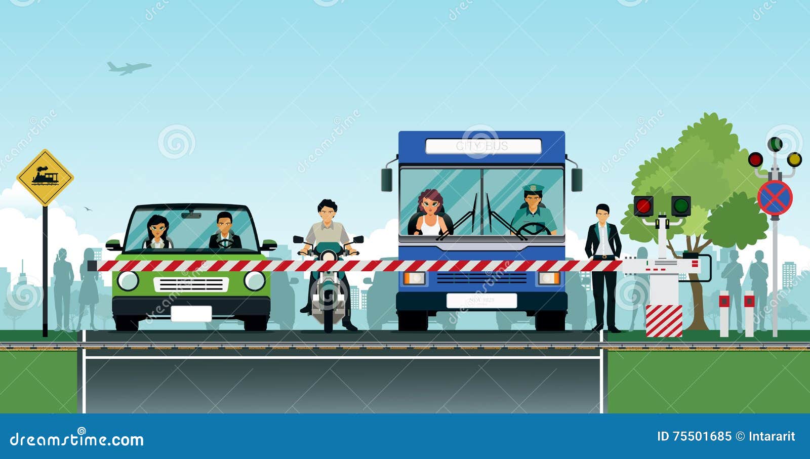 Railroad Intersection, Rail Track, Train Bridge Road. Vector Curve Map ...