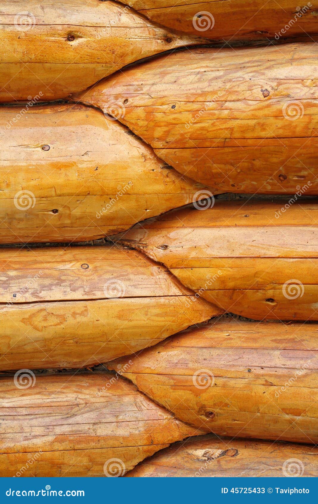 Intersection of Round Wood Beams Stock Image - Image of brown, hardwood ...