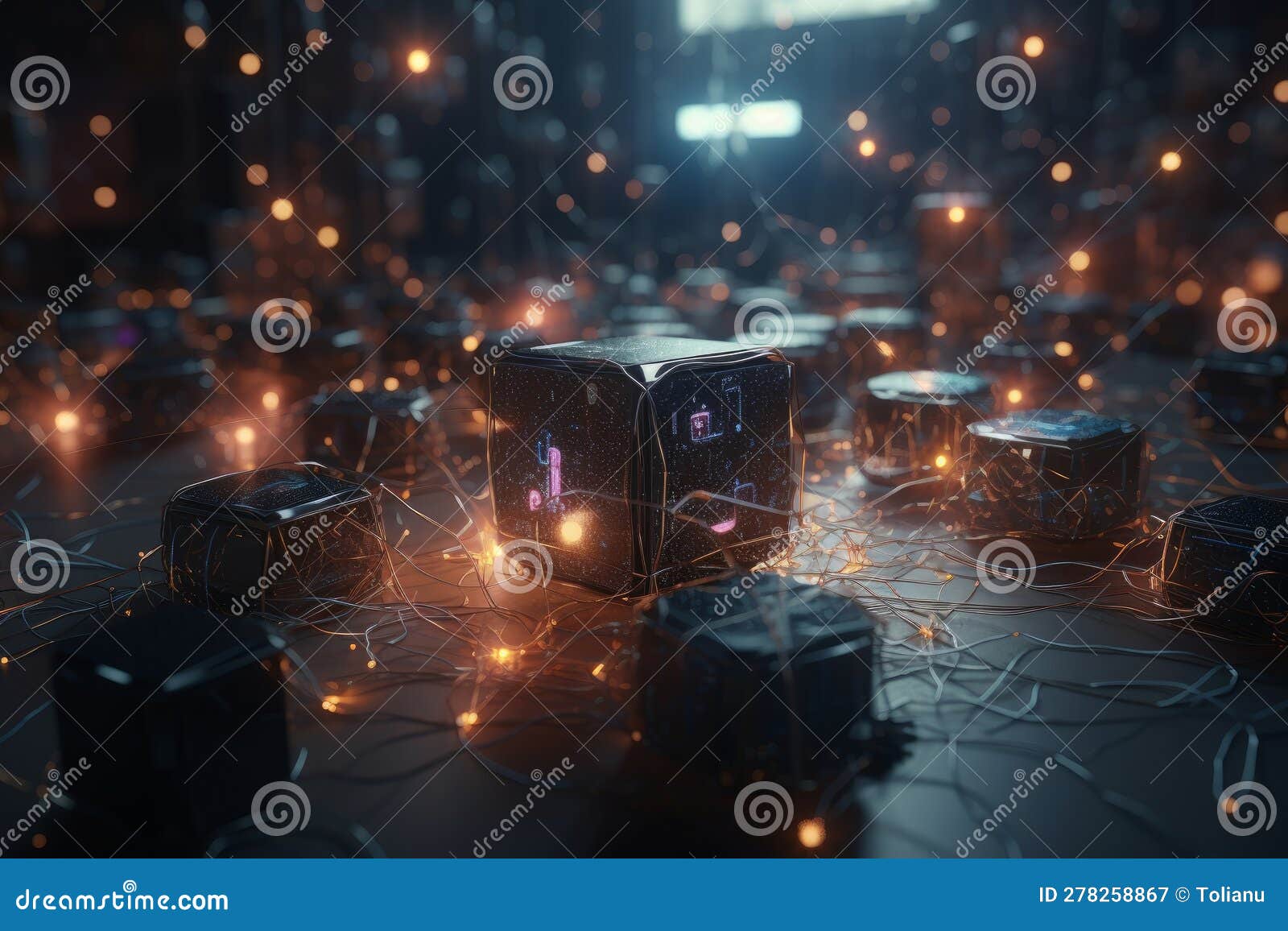 The Futuristic World of IoT and Blockchain: Stunning Cinematic 8k ...