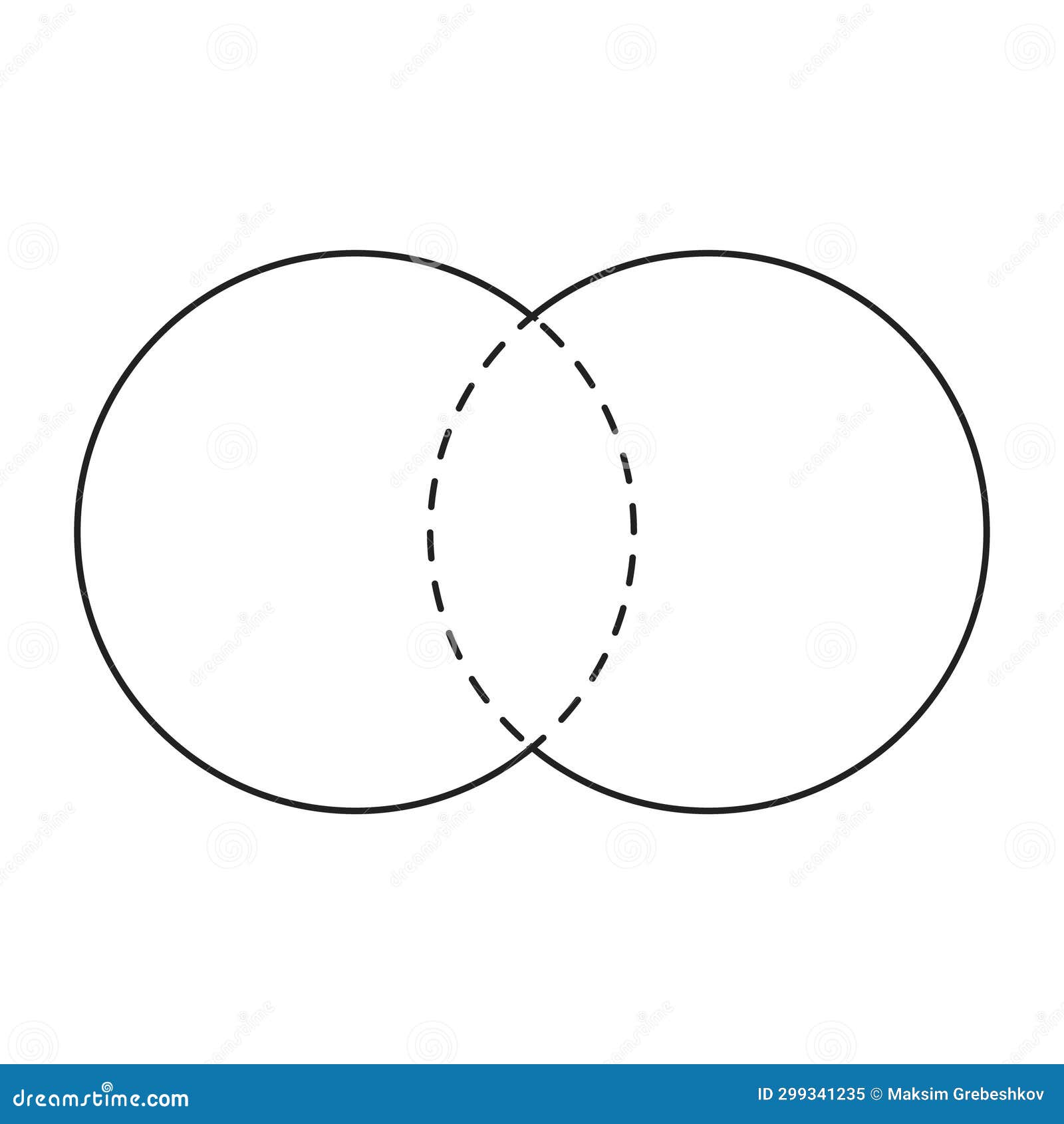Intersection of Two Sets Venn Diagram Stock Vector - Illustration of ... Intersection of Two Sets Venn Diagram Stock Vector - Illustration of ...