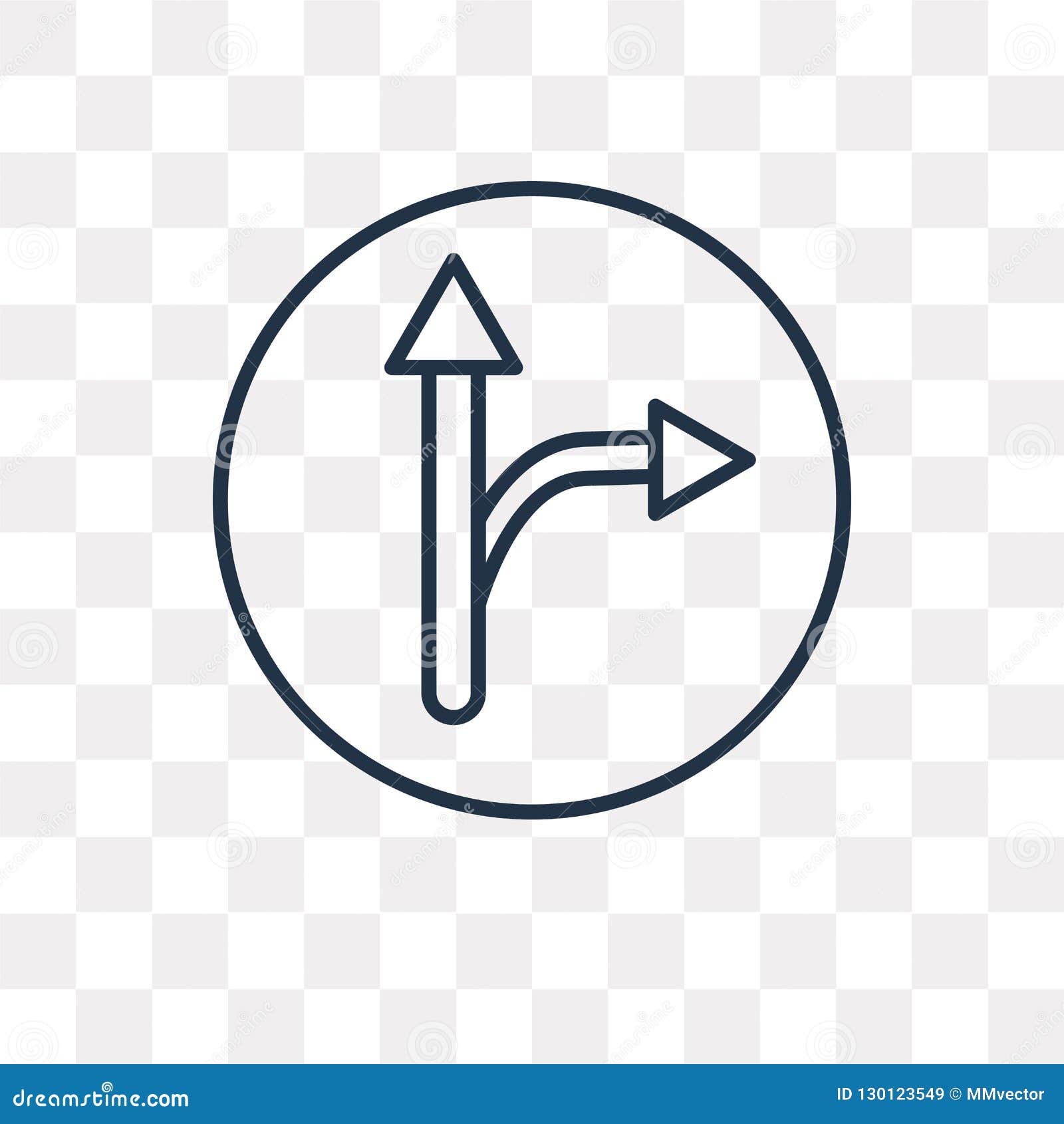 Intersection Vector Icon Isolated on Transparent Background, Lin Stock ...