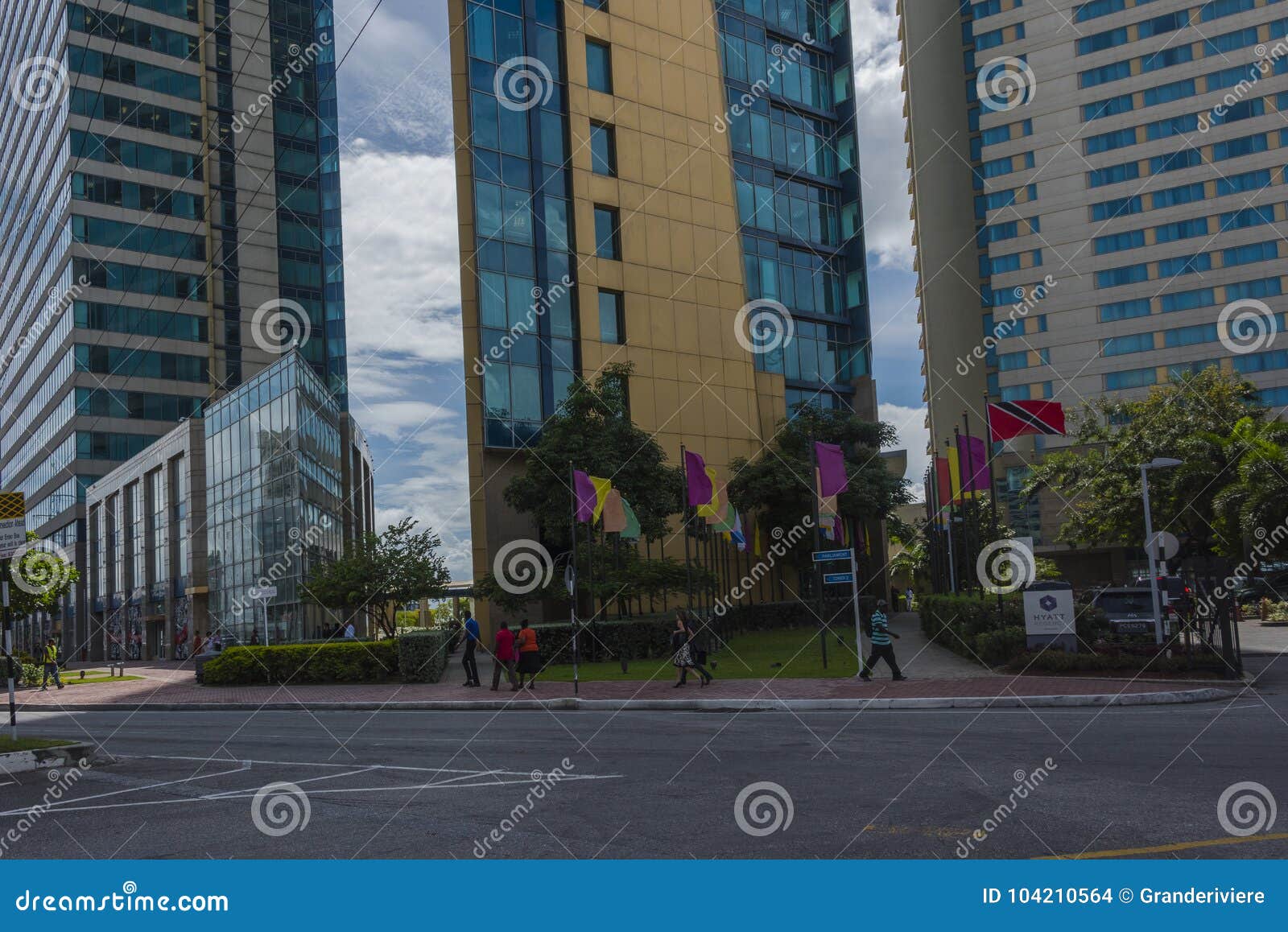 The Intersection of Wrightson Road and Dock Road Showing Government ...