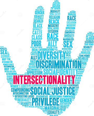 Intersectionality Word Cloud Stock Vector - Illustration of disabled ...