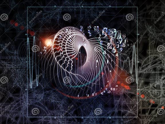 Intersections of Geometry stock illustration. Illustration of ...