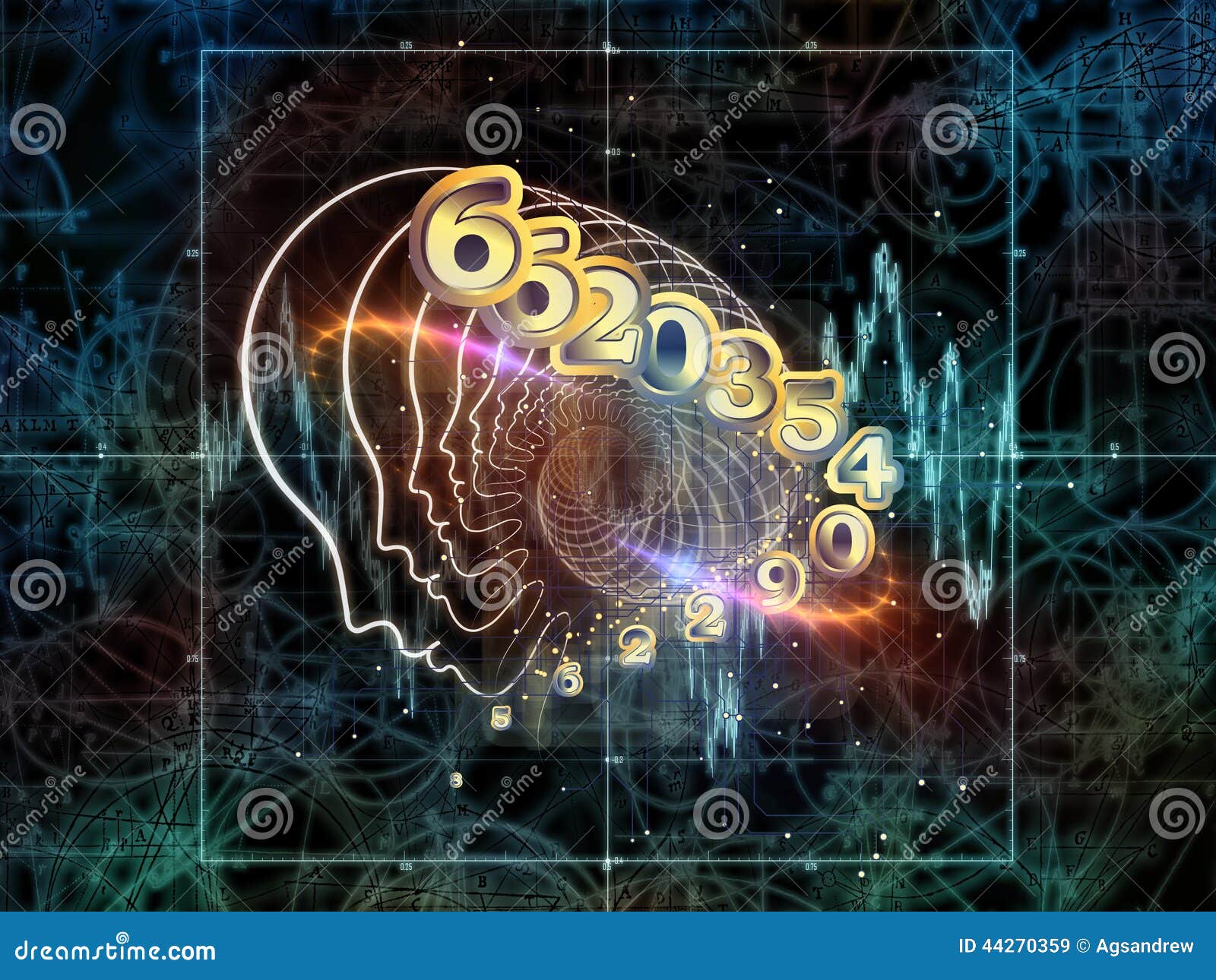 Intersections of Geometry stock illustration. Illustration of ...