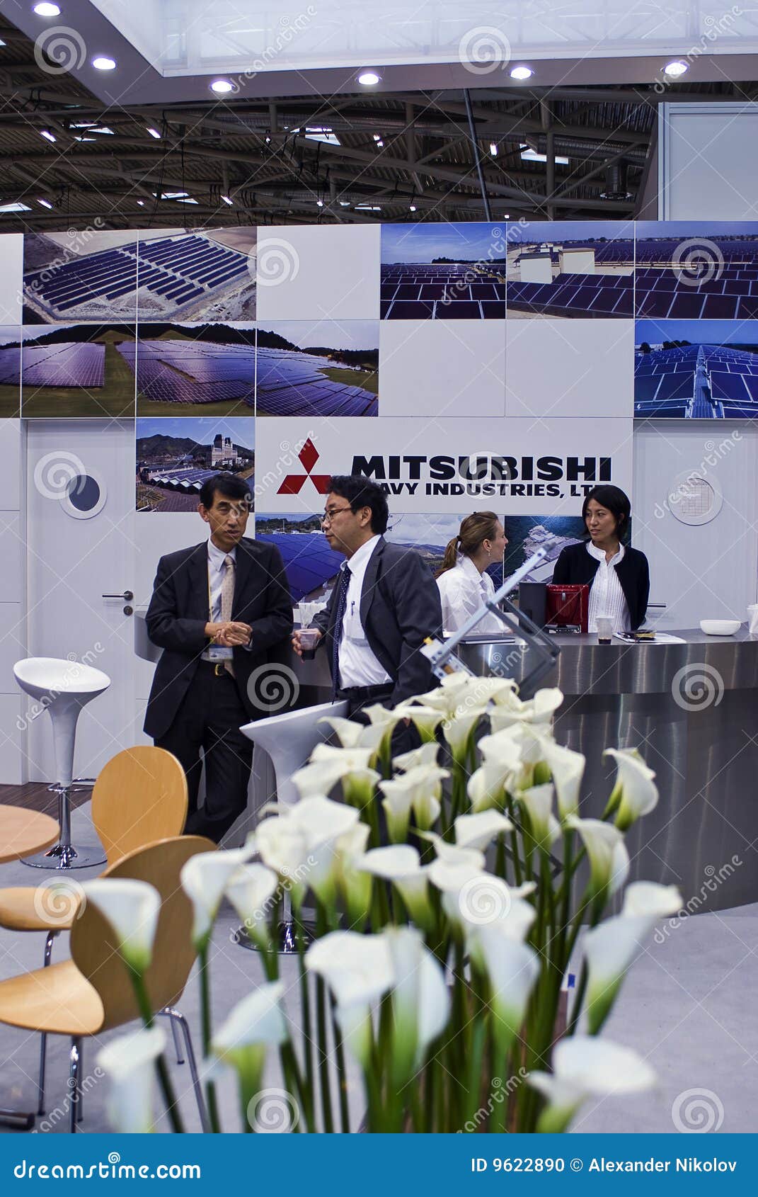 Intersolar 2009 -Mitsubishi Heavy Idustries Booth Editorial Image ...