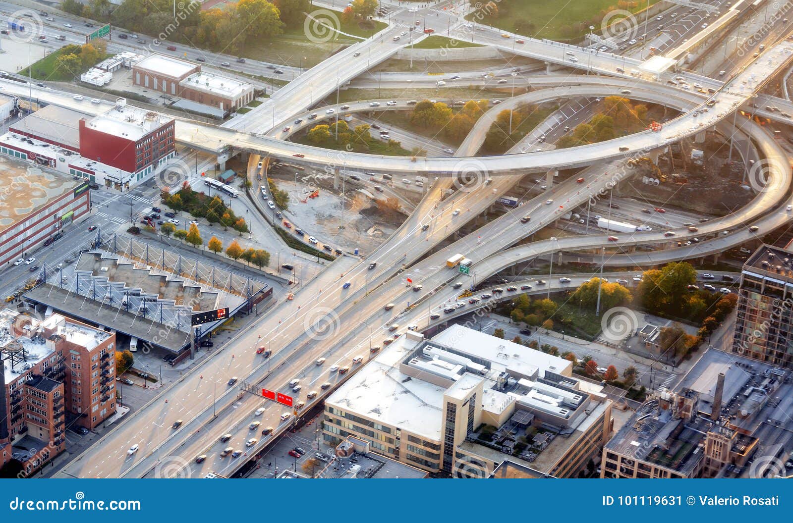 Interstate Freeway Interchange Editorial Photo - Image of color, ramp ...