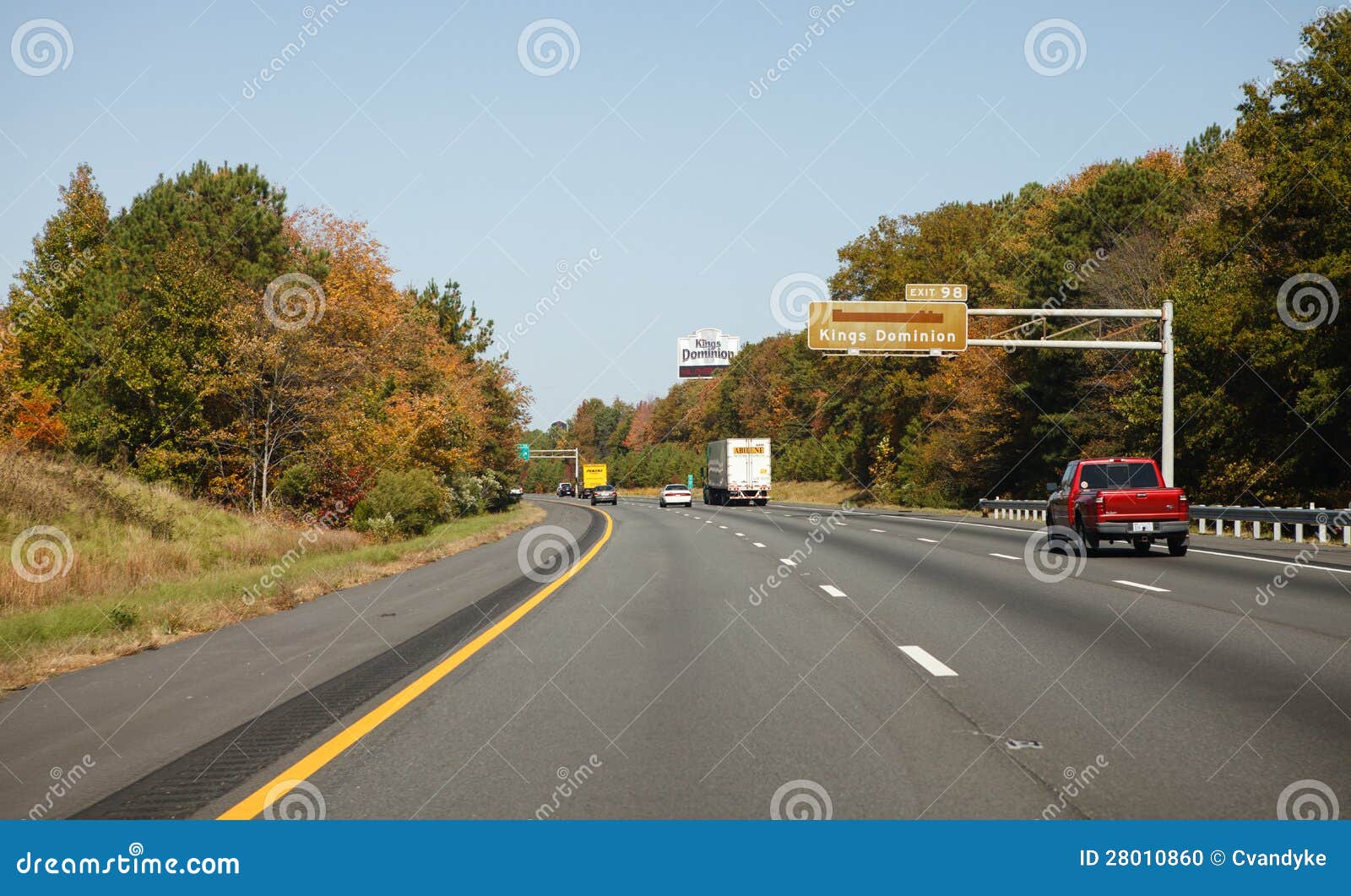 Interstate Highway 95 in Virginia Editorial Image - Image of interstate ...