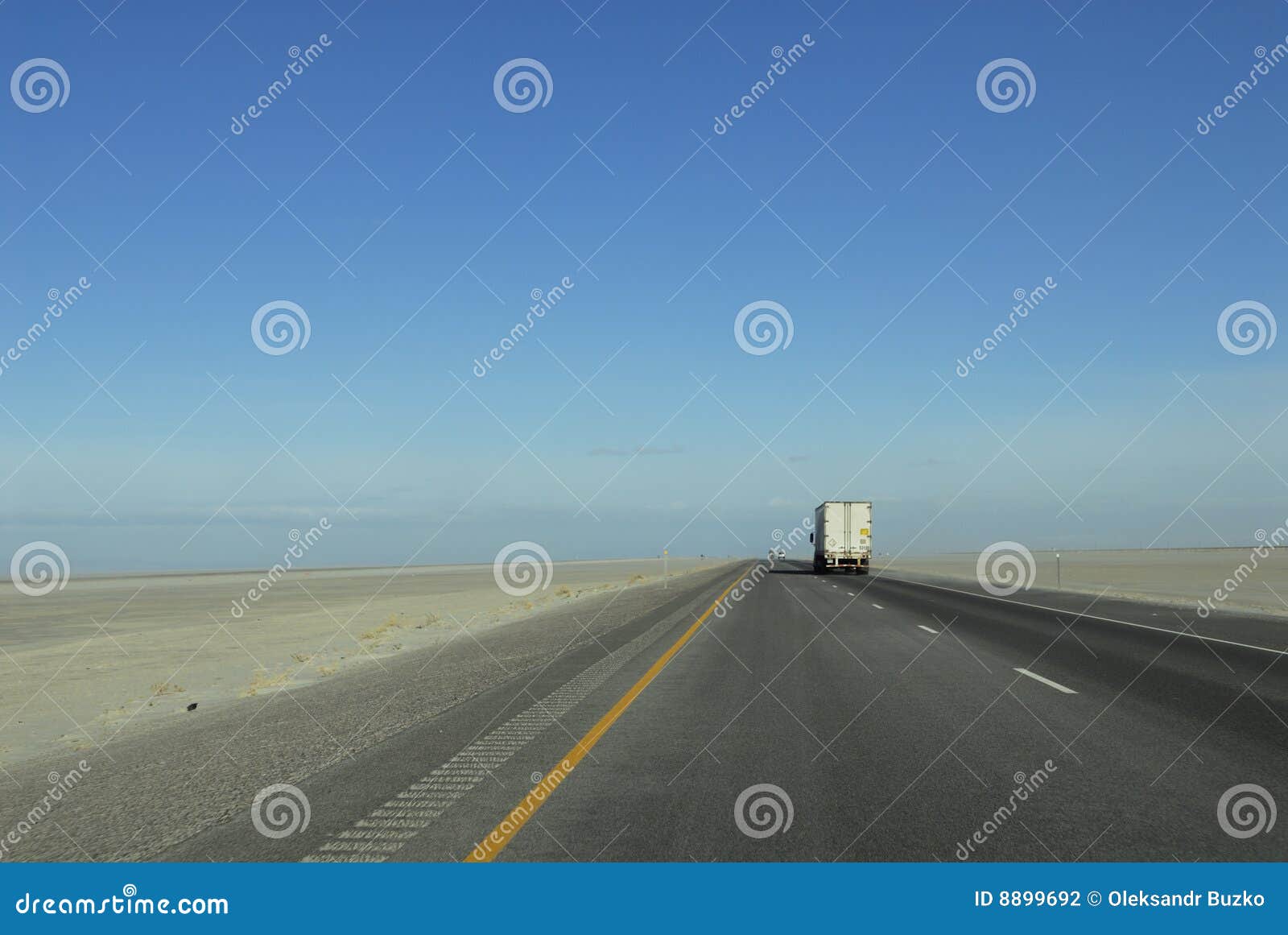 Interstate Highway Across Utah Desert Stock Photo - Image of interstate ...