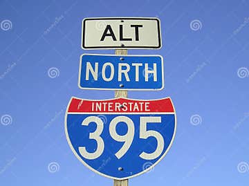 Interstate Highway Sign stock image. Image of federal, highway - 312375
