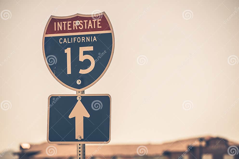 Interstate Highway 15 stock image. Image of transport - 48911435