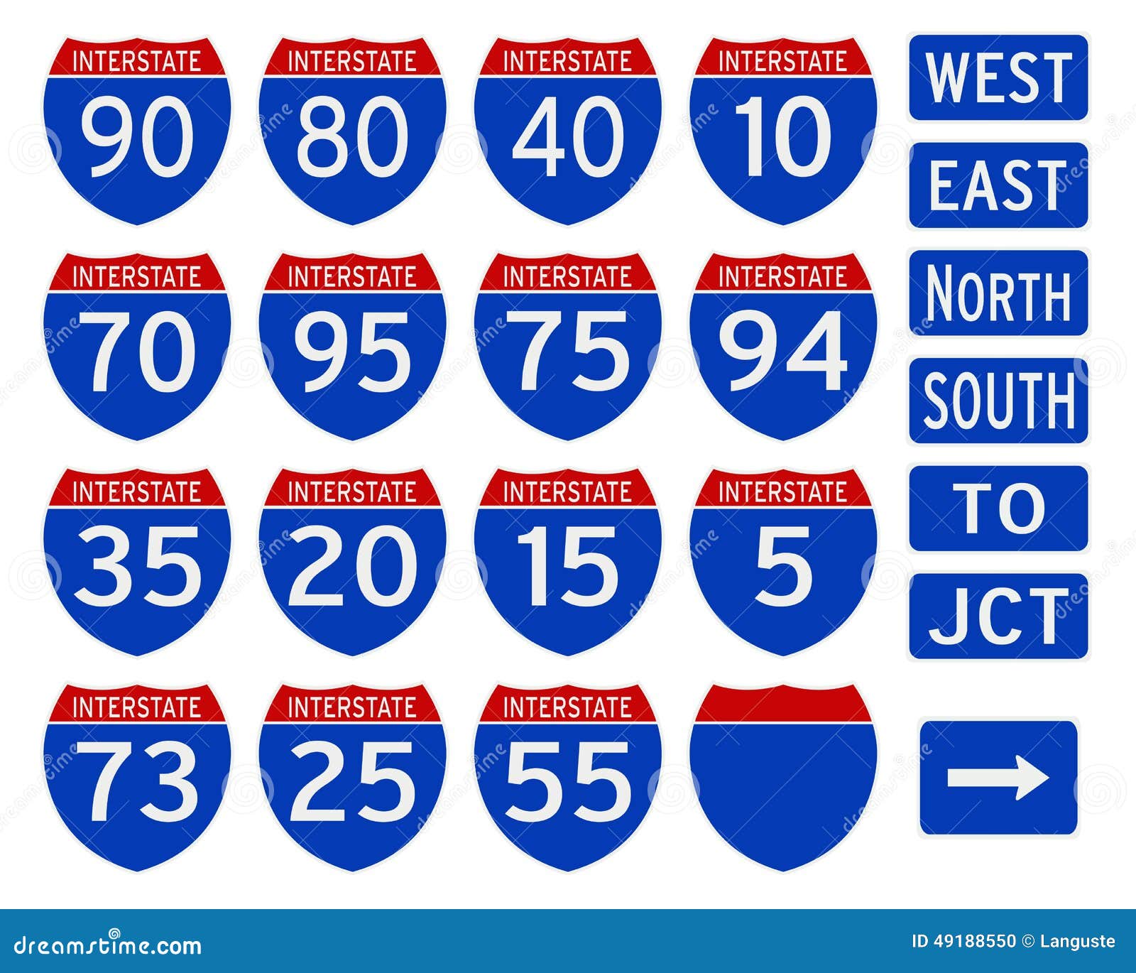 Interstate stock vector. Illustration of traffic, historic - 49188550