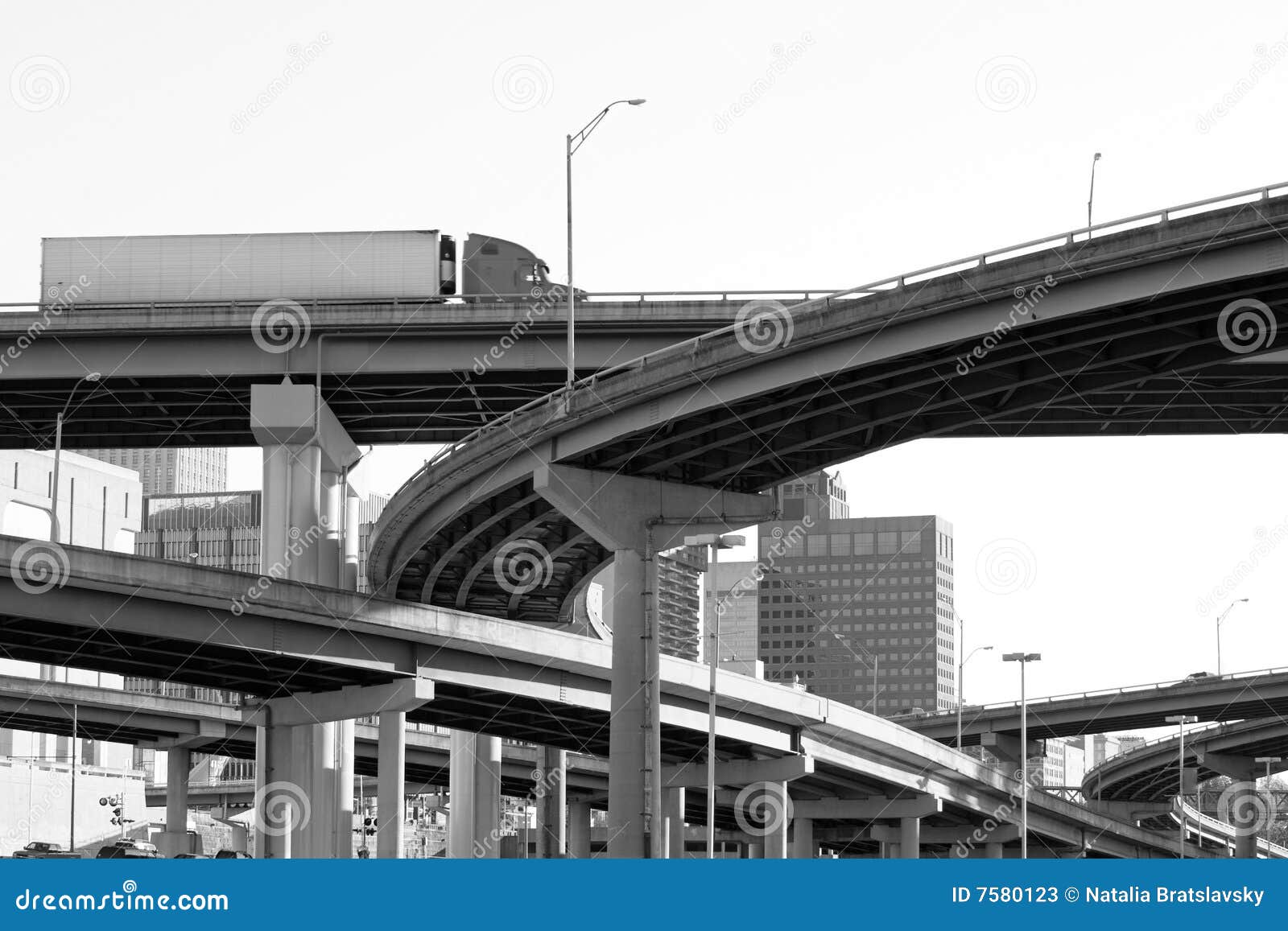 Interstate overpass stock image. Image of delivery, tennessee - 7580123
