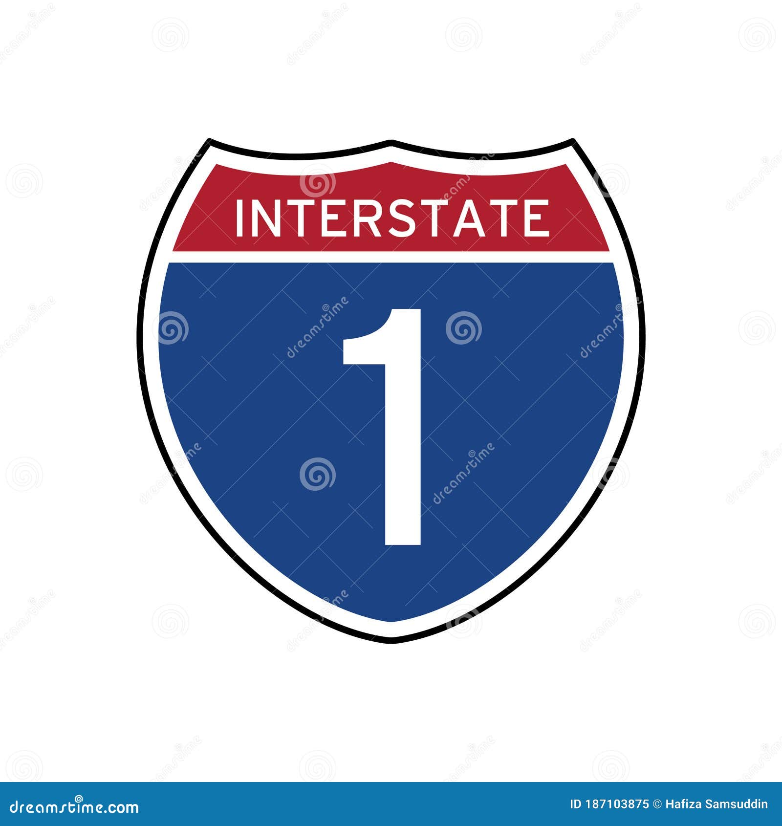 Interstate Symbols Stock Illustrations – 99 Interstate Symbols Stock ...