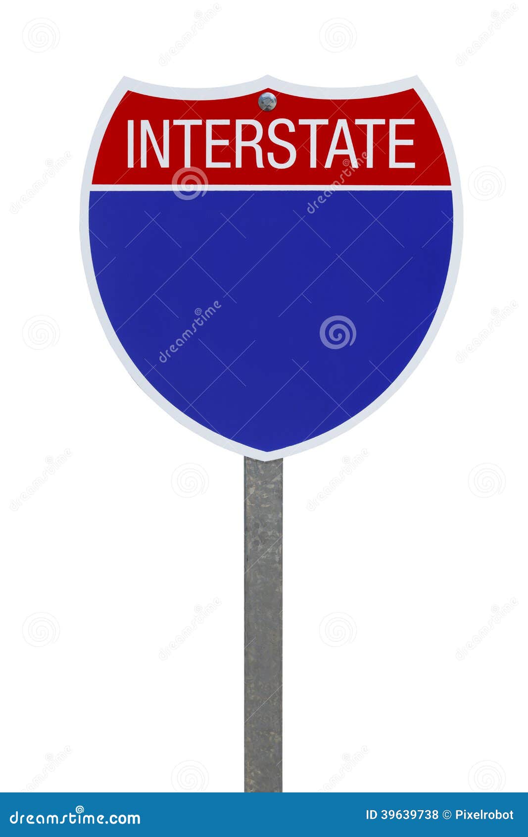 Interstate Sign stock photo. Image of interstate, copyspace - 39639738