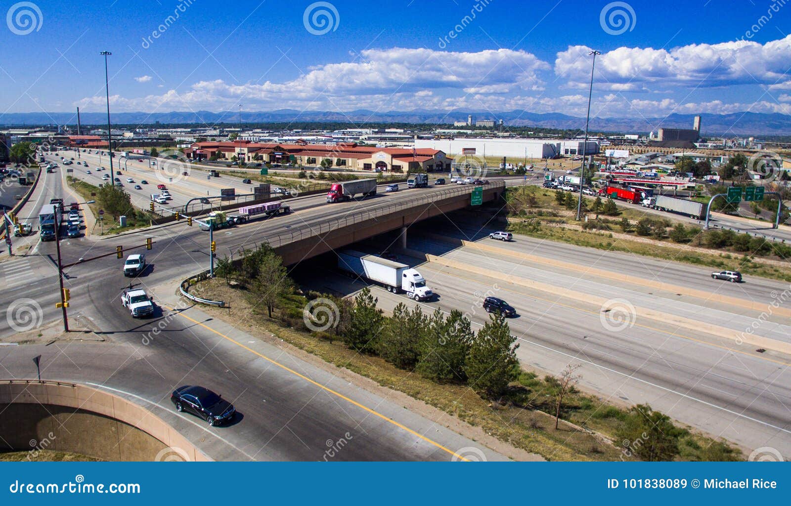 Interstate 25 and 58th Avenue in Denver Editorial Stock Image - Image ...